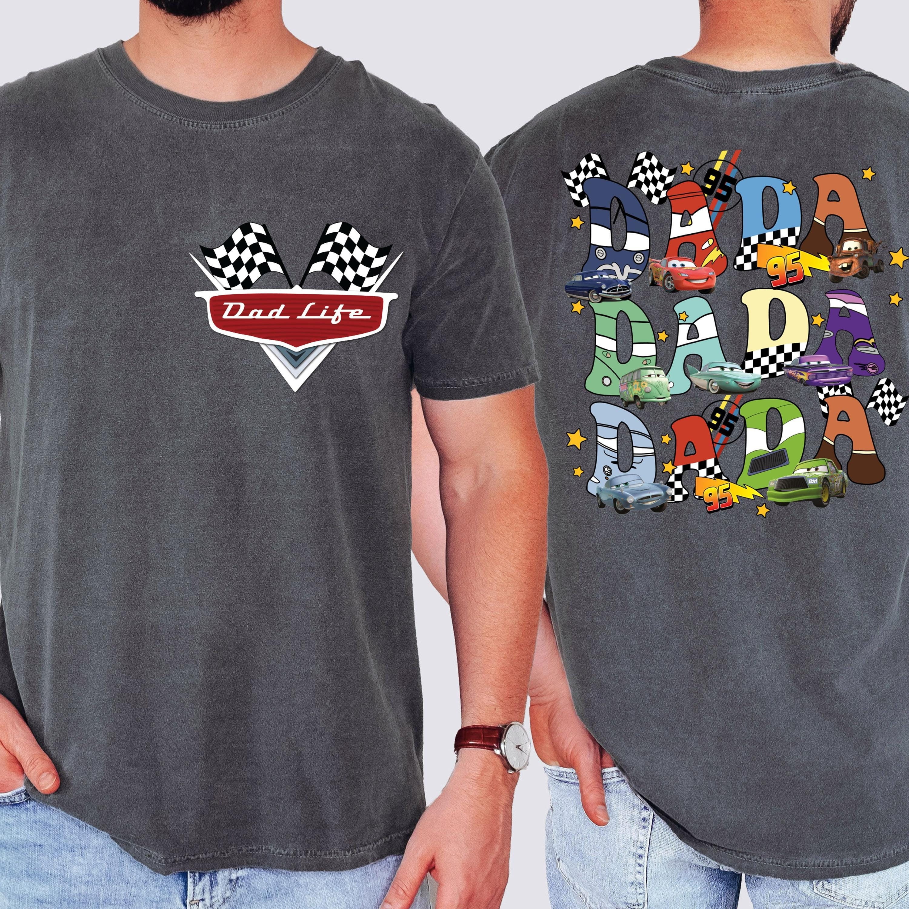 Pixar Car Dada Shirt, Fathers DaY Gift, Pixar Car Dad Shirt, Cars Movie ...