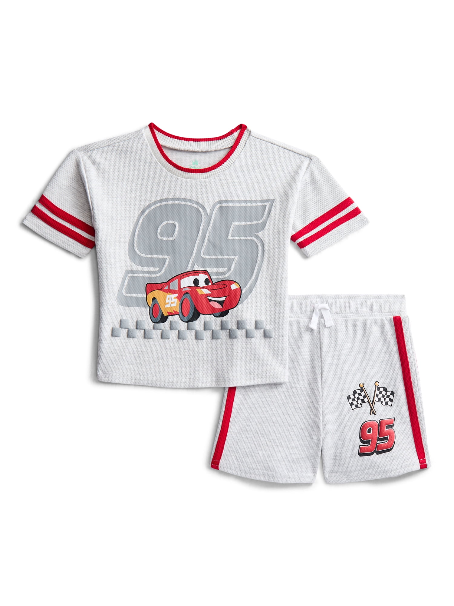 Pixar Cars Baby Boys Athletic Graphic T-Shirt and Shorts Set, 2-Piece ...