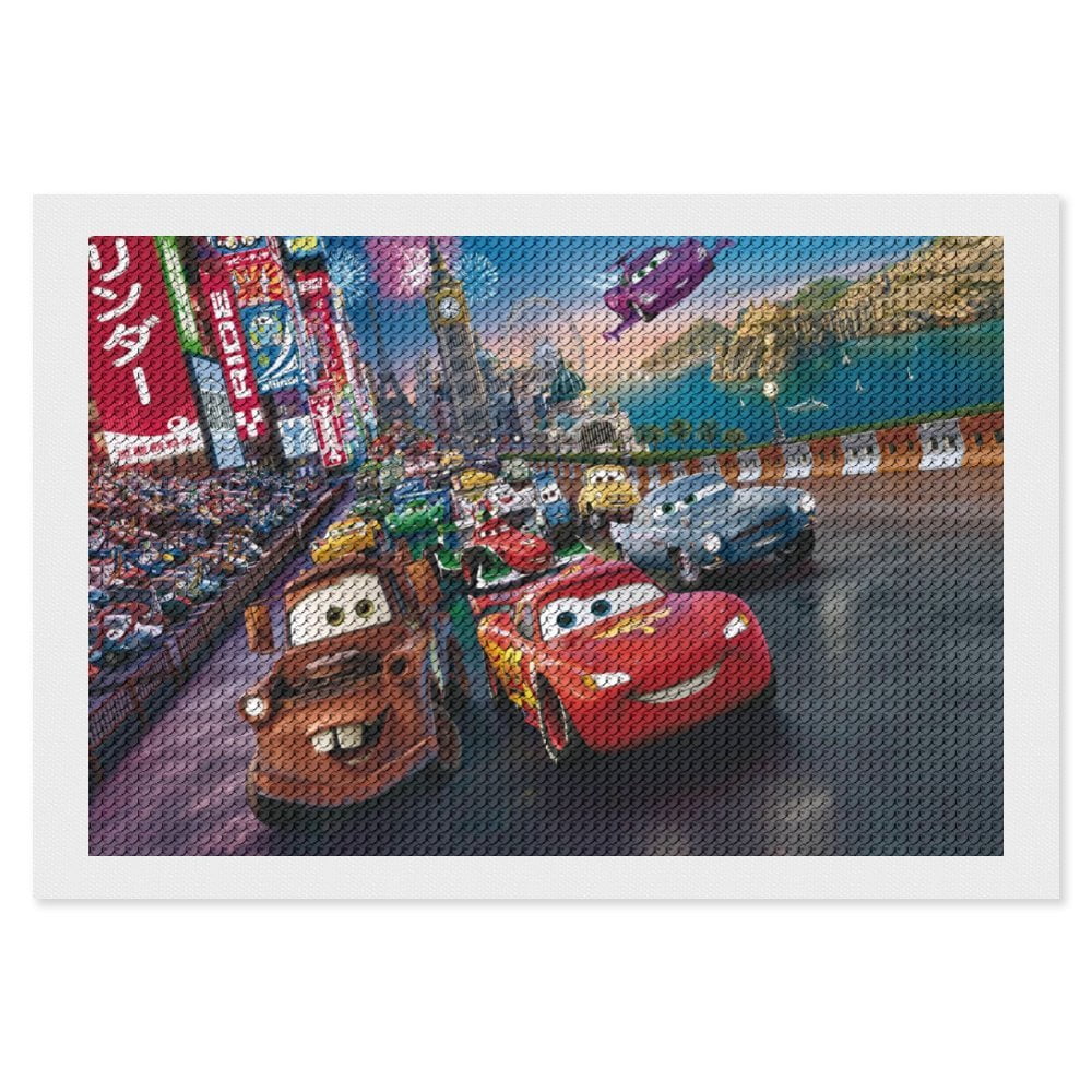 Pixar Cars Diamond Art Kits for Adults Beginners Round 5D Paint with ...