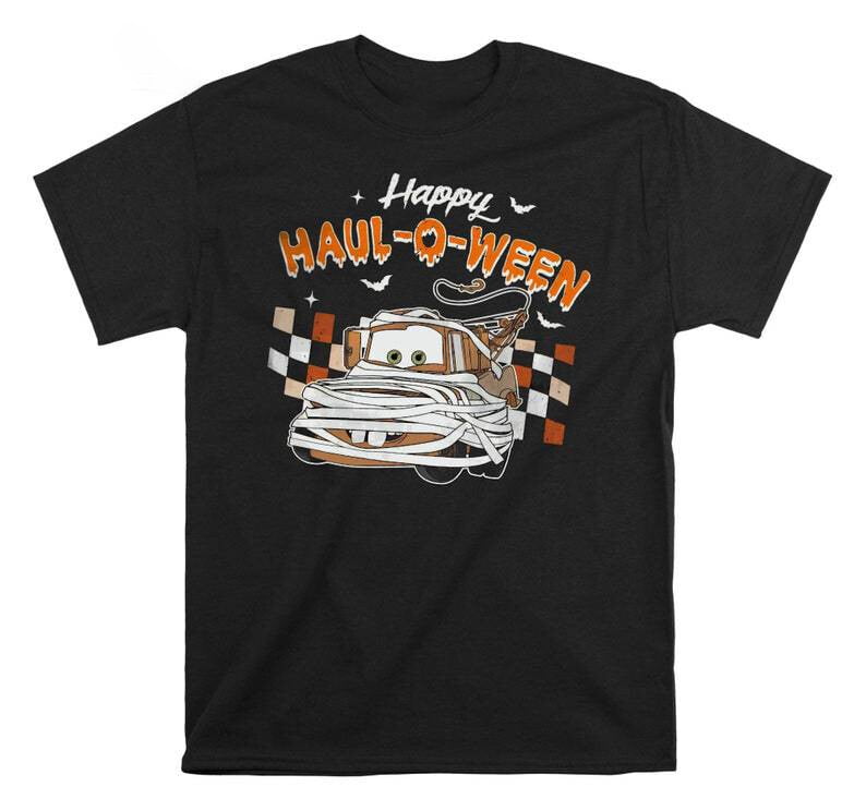 Pixar Cars Happy Halloween Mater Car Costume Mummy Tshirt Men Women ...