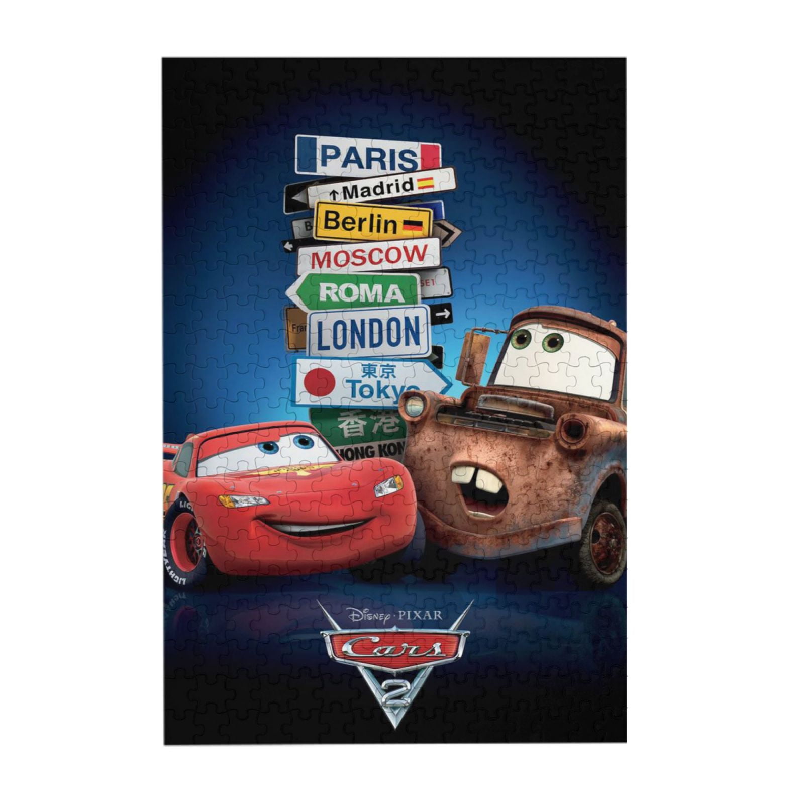 Pixar Cars Jigsaw Puzzle For Adults - 300 Piece Puzzle For Kids Boys ...