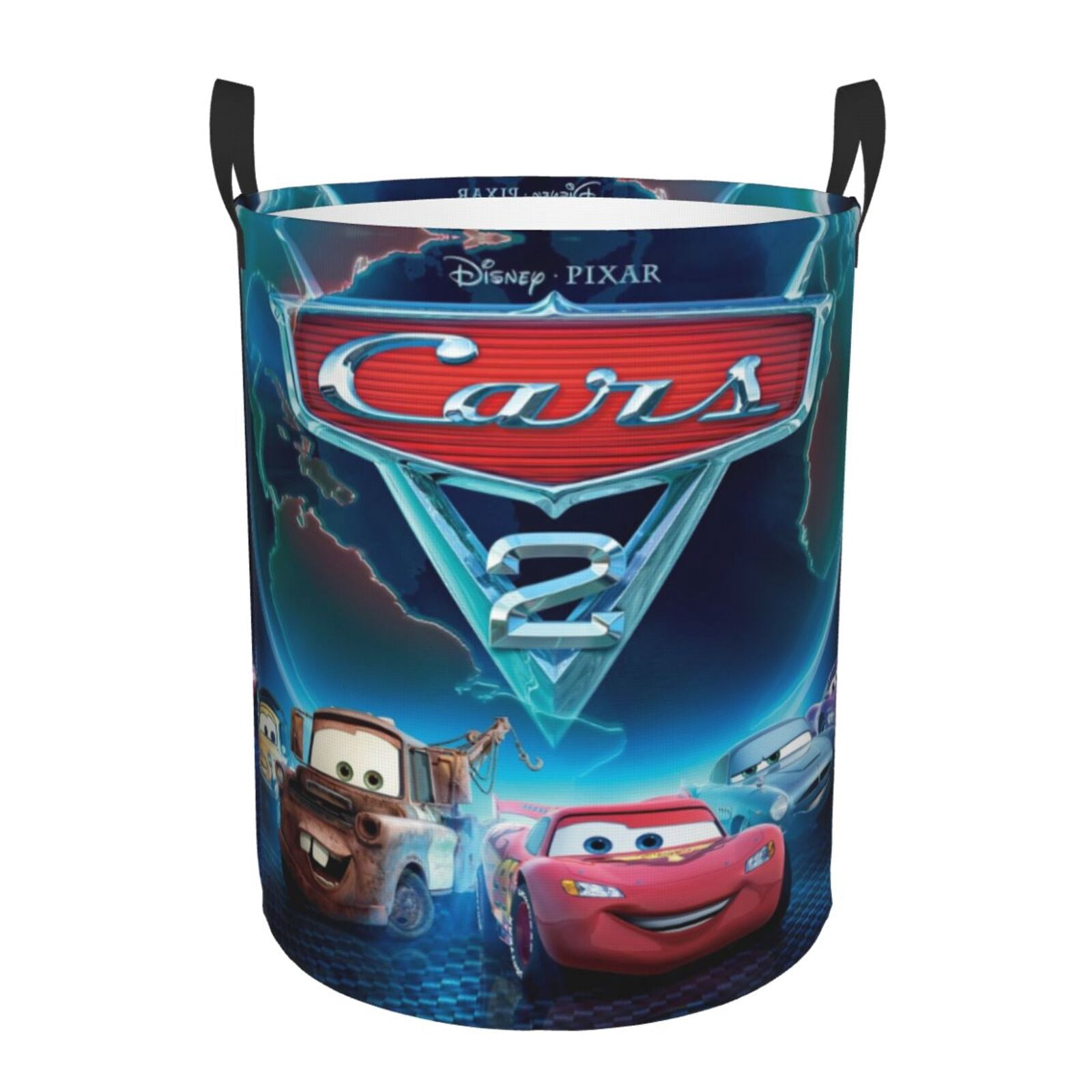Pixar Cars Large Laundry Hamper, Collapsible Laundry Basket With ...