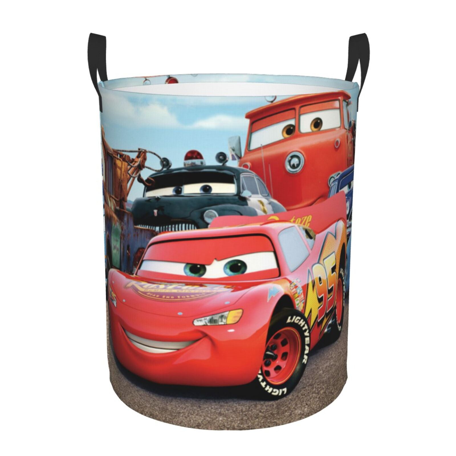 Pixar Cars Large Laundry Hamper, Collapsible Laundry Basket With ...