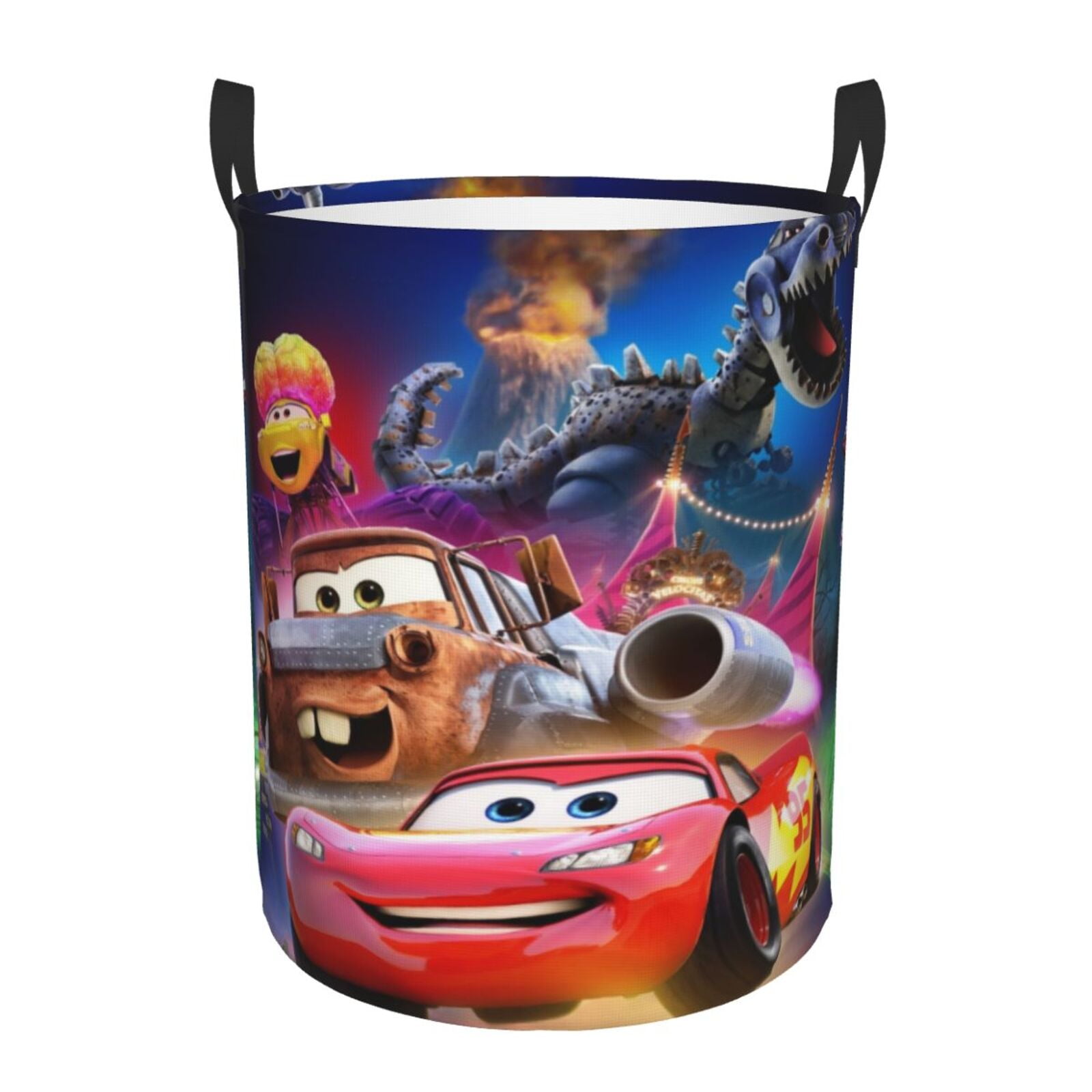 Pixar Cars Large Laundry Hamper, Collapsible Laundry Basket With ...