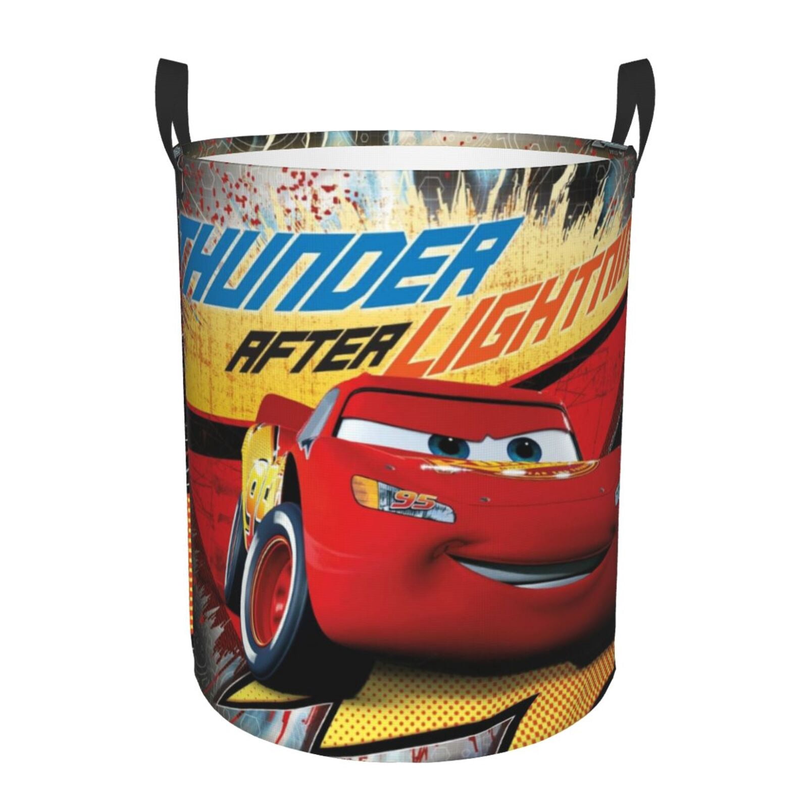 Pixar Cars Large Laundry Hamper, Collapsible Laundry Basket With ...