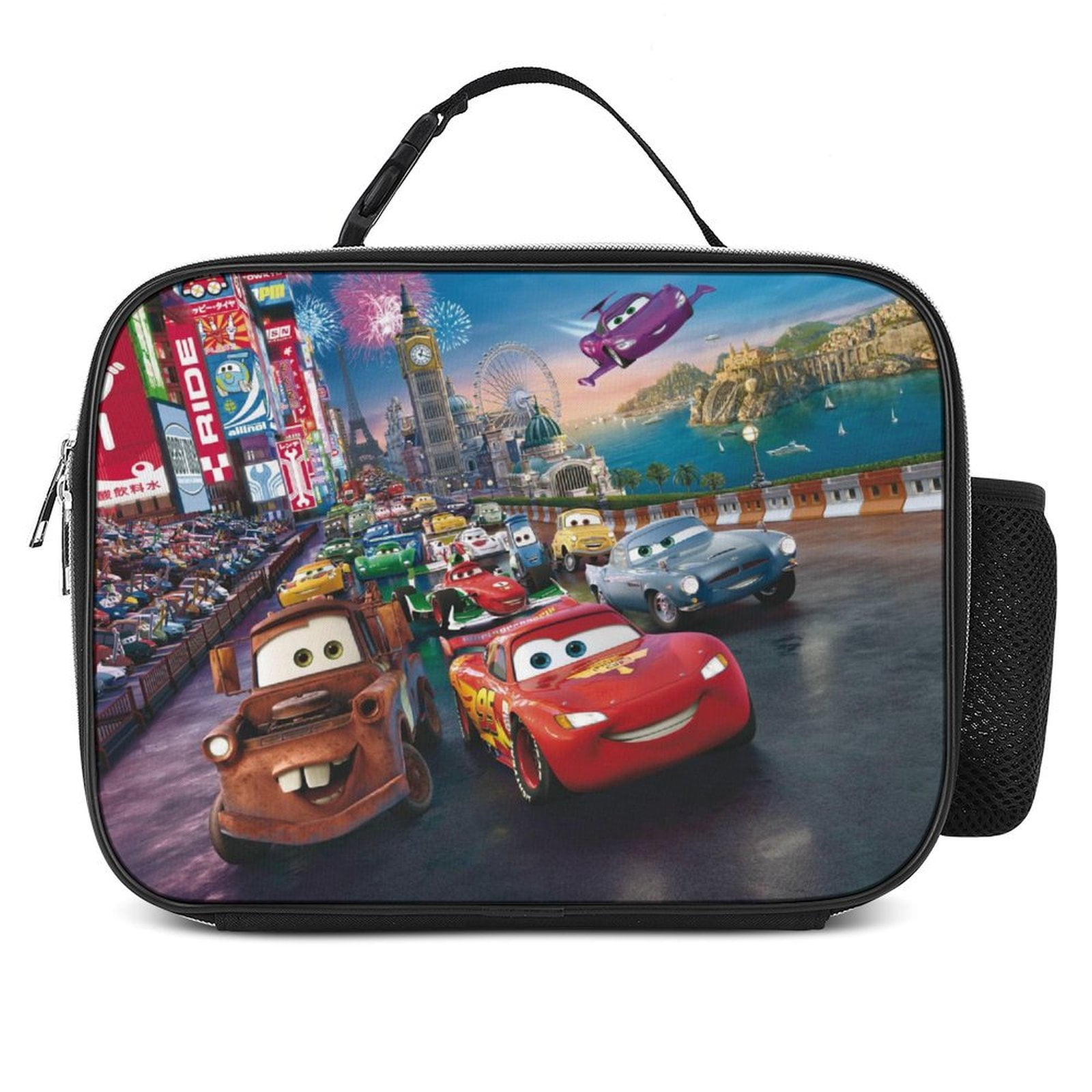 Pixar Cars Lunch Bag Insulated, Lunch Box Bag for Women Men Reusable ...