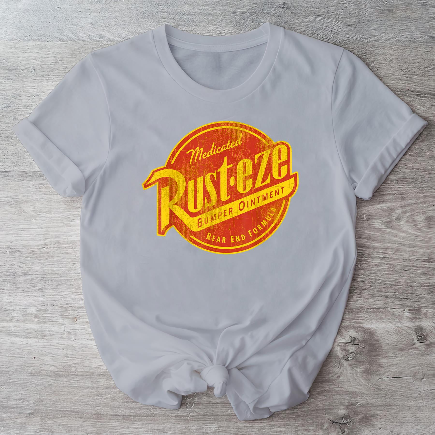 Pixar Cars Vintage Rust-eze Ointment Faded Logo T-Shirt-TH43095 ...