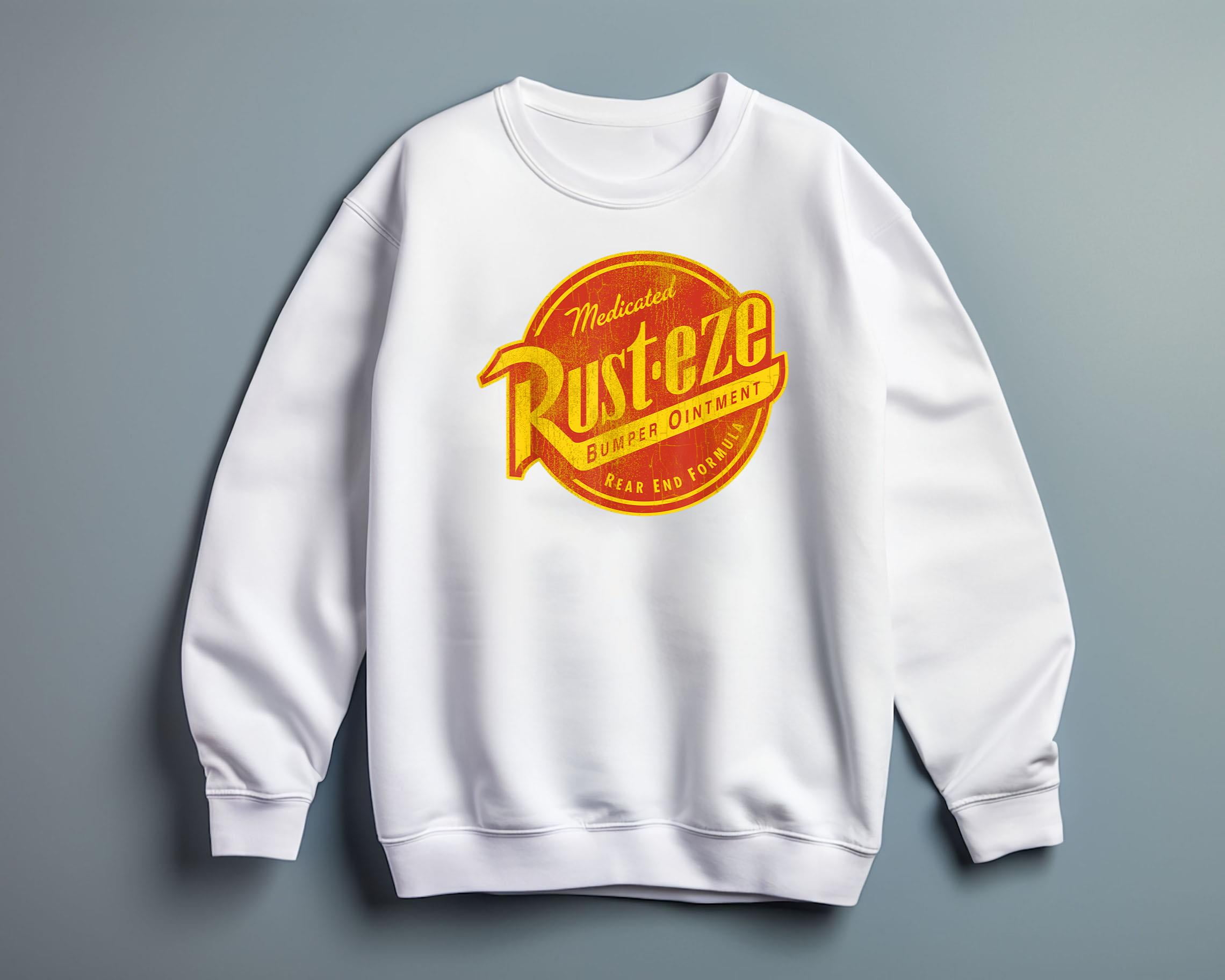 Pixar Cars Vintage Rust-eze Ointment Faded Logo T-Shirt - Walmart.com