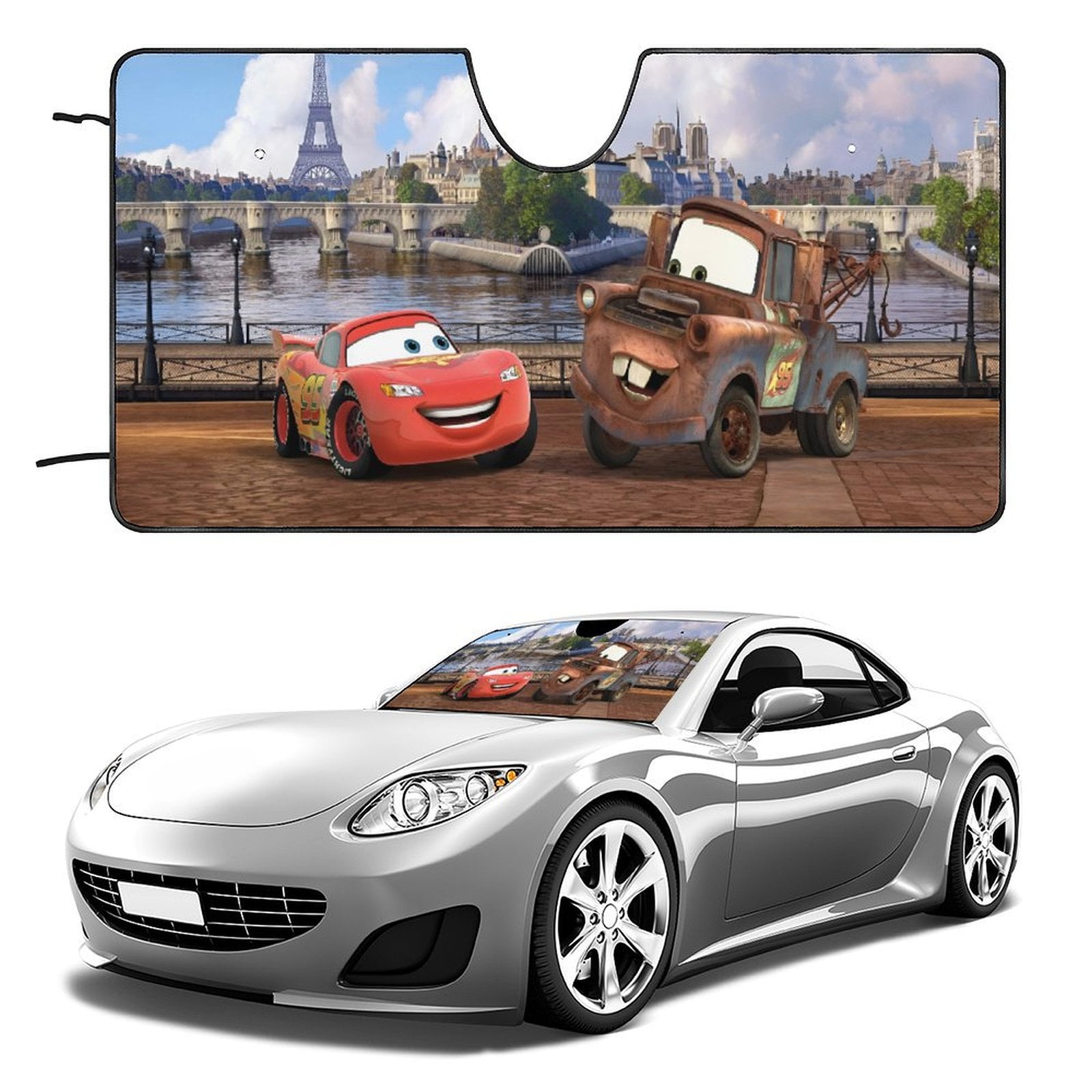 Pixar Cars Windshield Sun Shade - Car Sun Shade Windshield Keeps ...