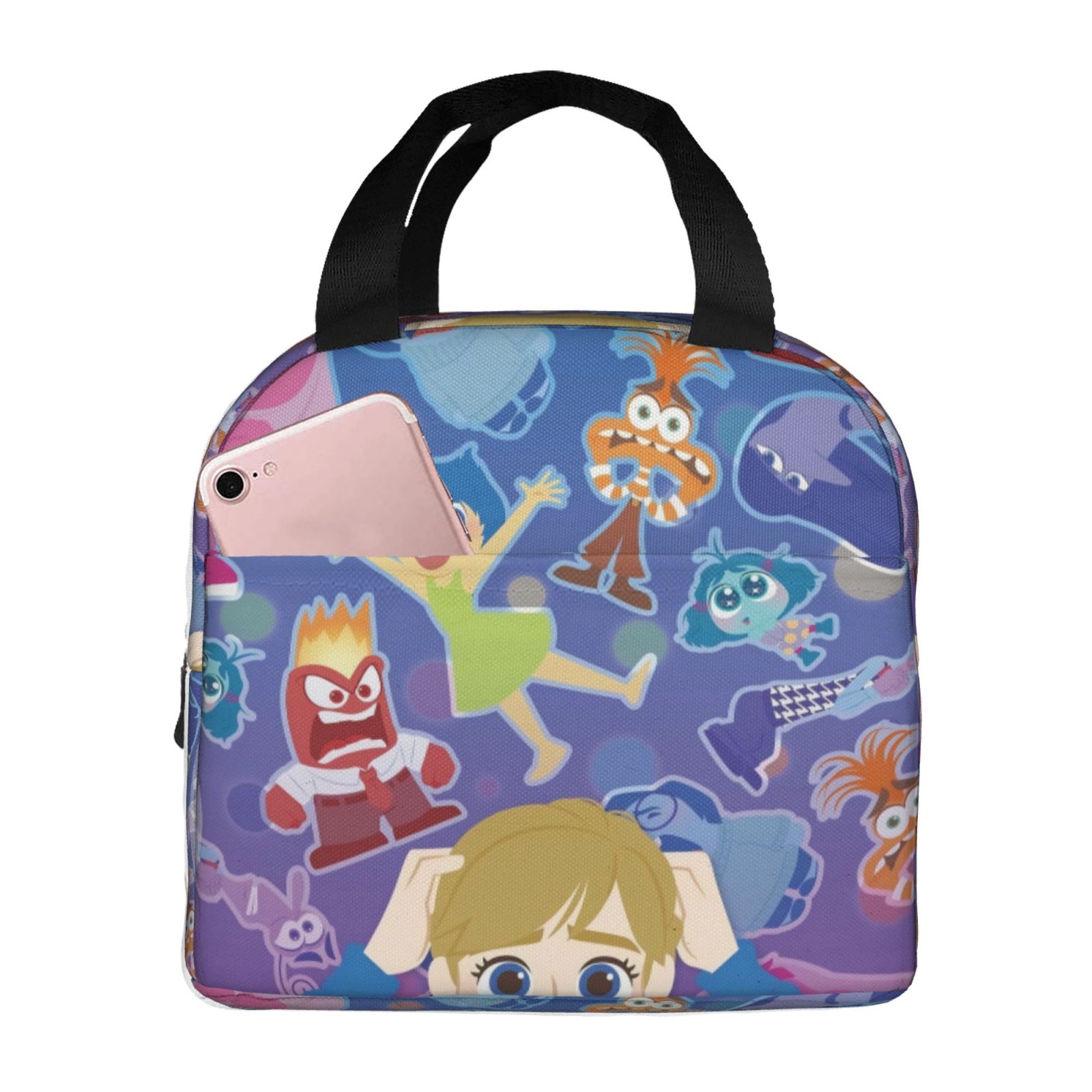 Pixar Cartoon Inside Out Lunch Box for Women & Men Adult Insulated ...