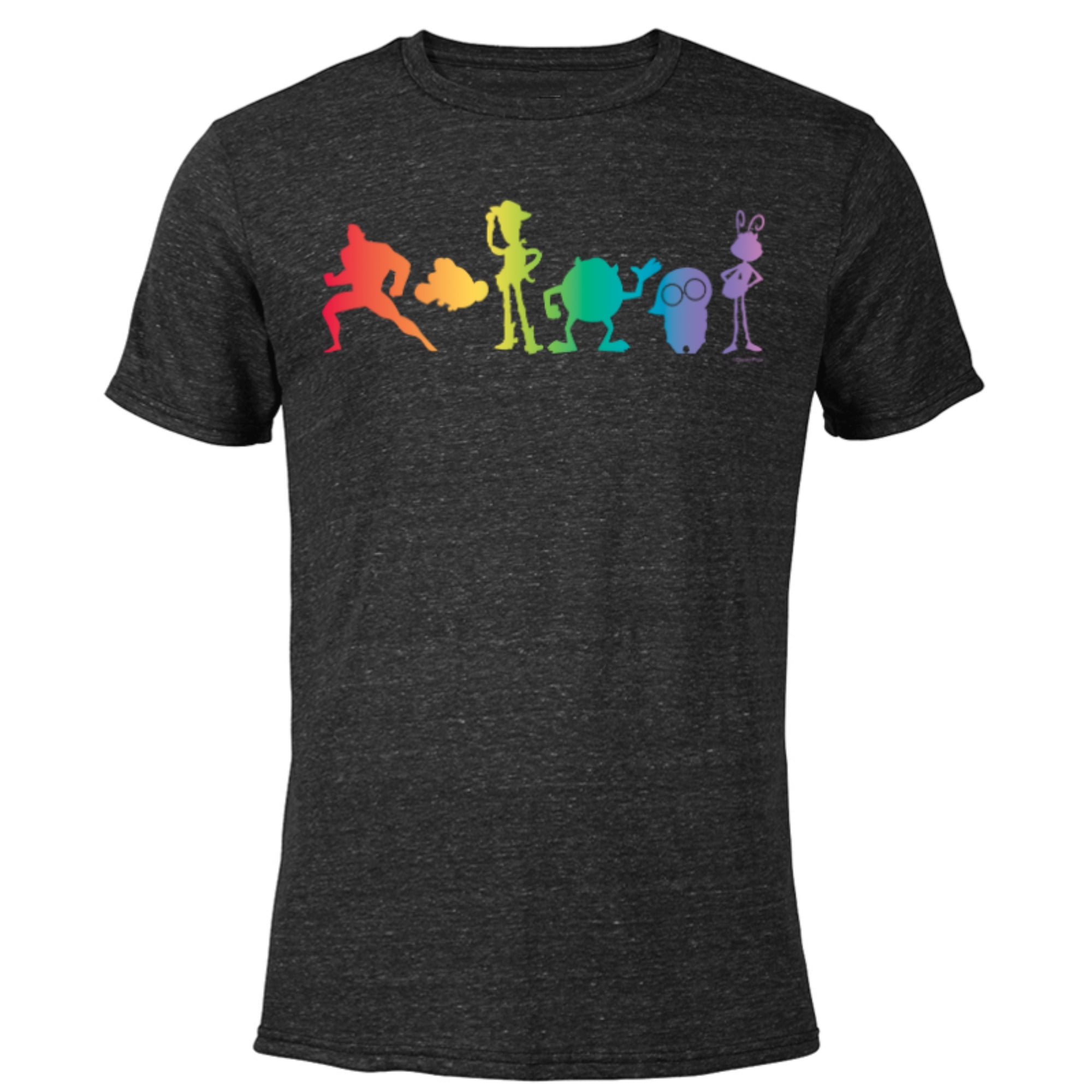Pixar Character Line Up Pride - Short Sleeve Blended T-Shirt for Adults ...