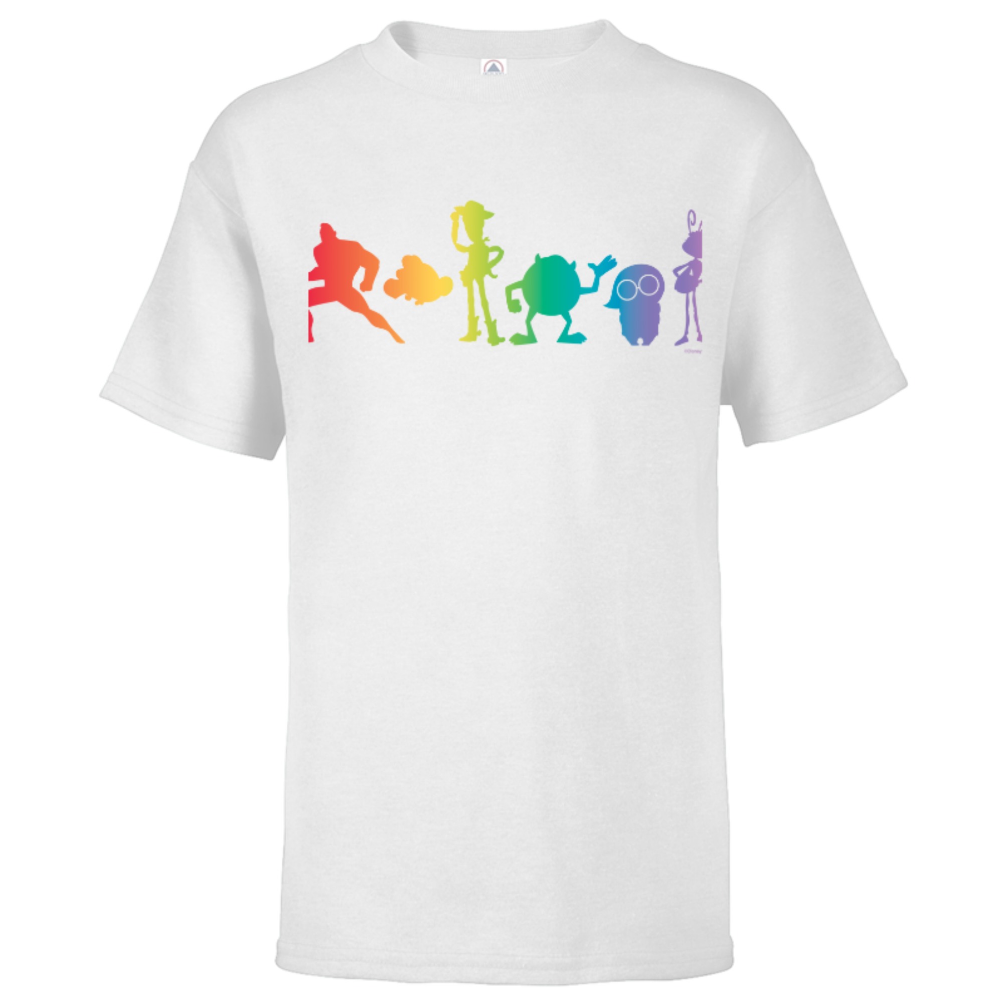 Pixar Character Line Up Pride - Short Sleeve T-Shirt for Kids ...