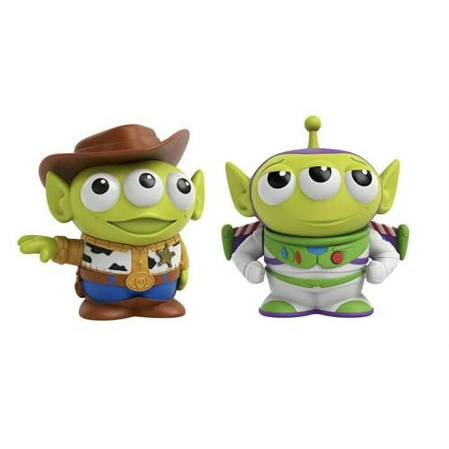 Pixar Fest Alien Remix 2 Pack- 01 Buzz Lightyear & 06 Woody - 3” Tall ...