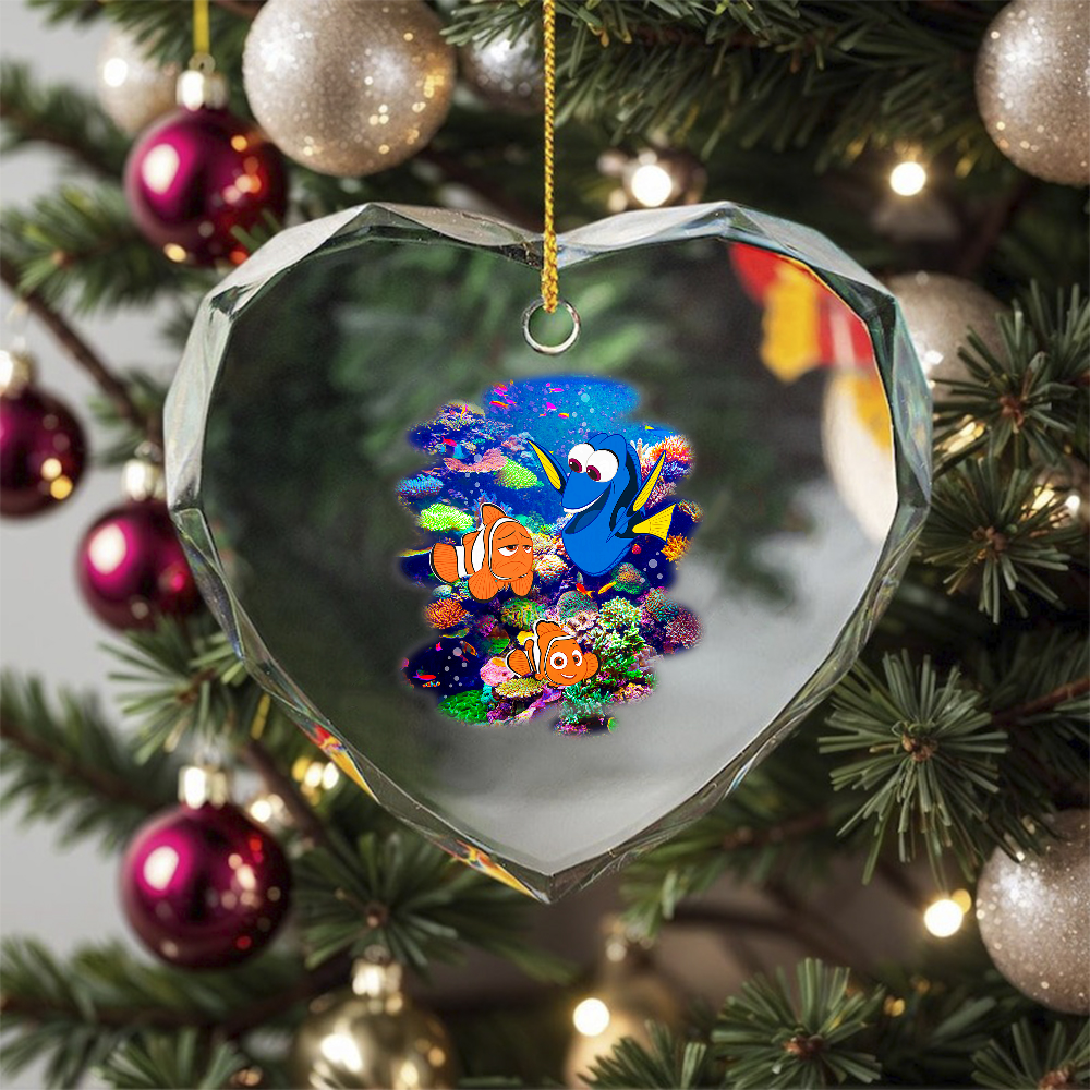 Pixar Finding Dory Marlin Nemo Rainbow Reef Scene Ornament, Keepsake ...