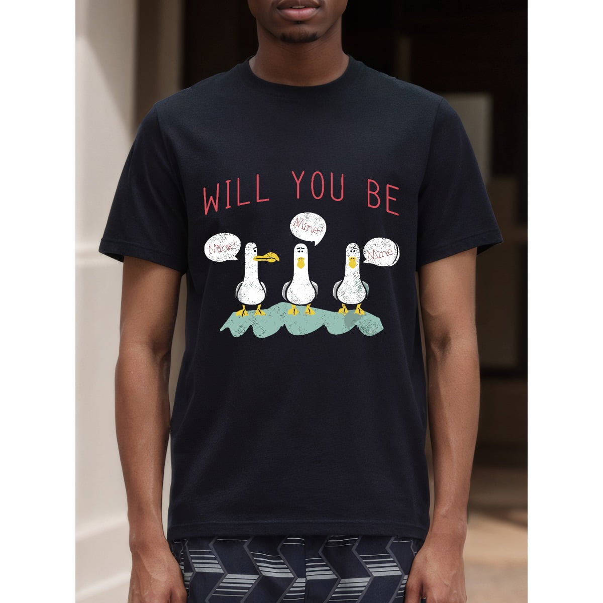 Pixar Finding Nemo Valentine's Day Seagulls Be Mine T-Shirt - "Will You ...