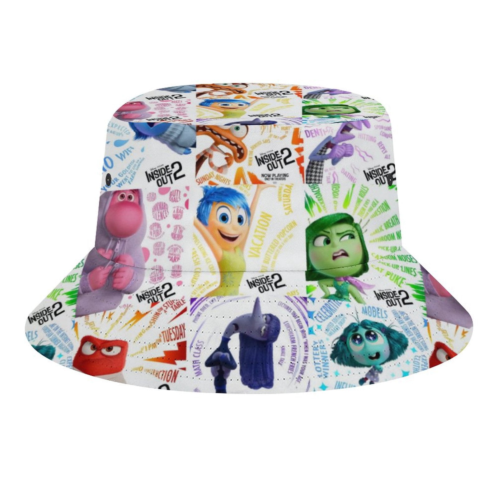 Pixar Inside Out 2 Current Mood Many Emotions 09 Bucket Hat for Women ...