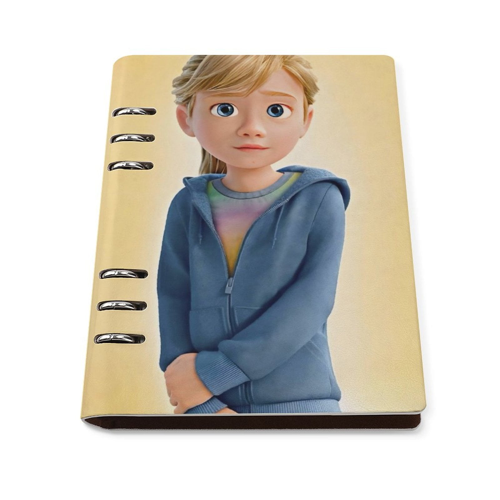 Pixar Inside Out 2 Current Mood Many Refillable Leather A5 Loose Leaf ...