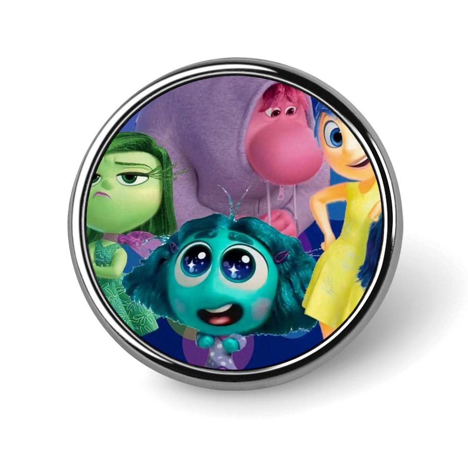 Pixar Inside Out 2 Feel All Your Emotions Vintage 96 DIY Round Badge ...