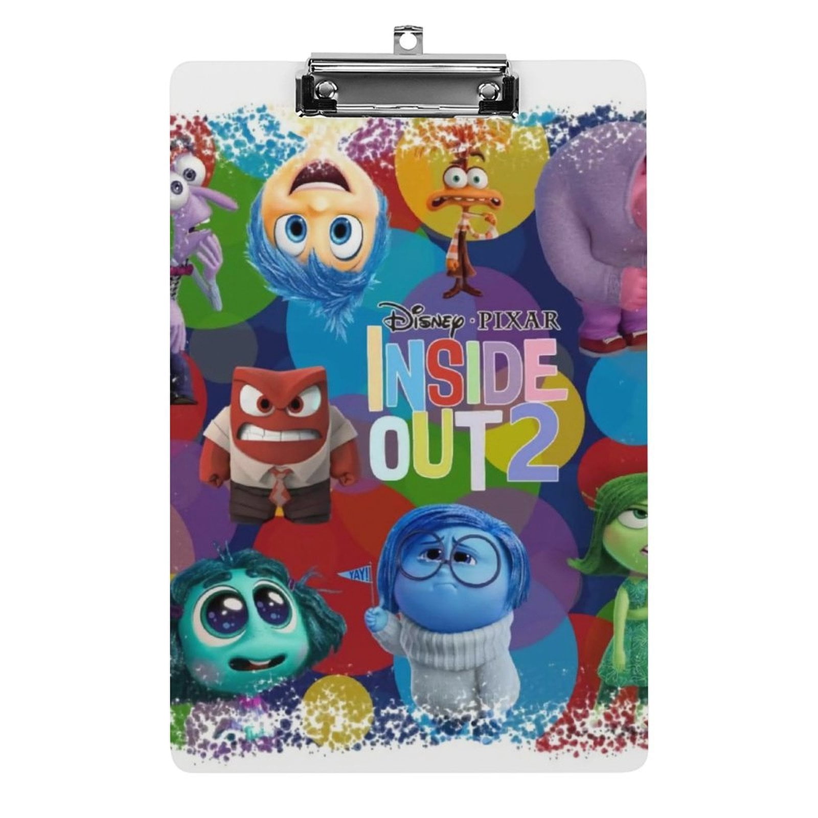 Pixar Inside Out 2 Feel All Your Emotions Vintage Acrylic Clipboard A4 ...