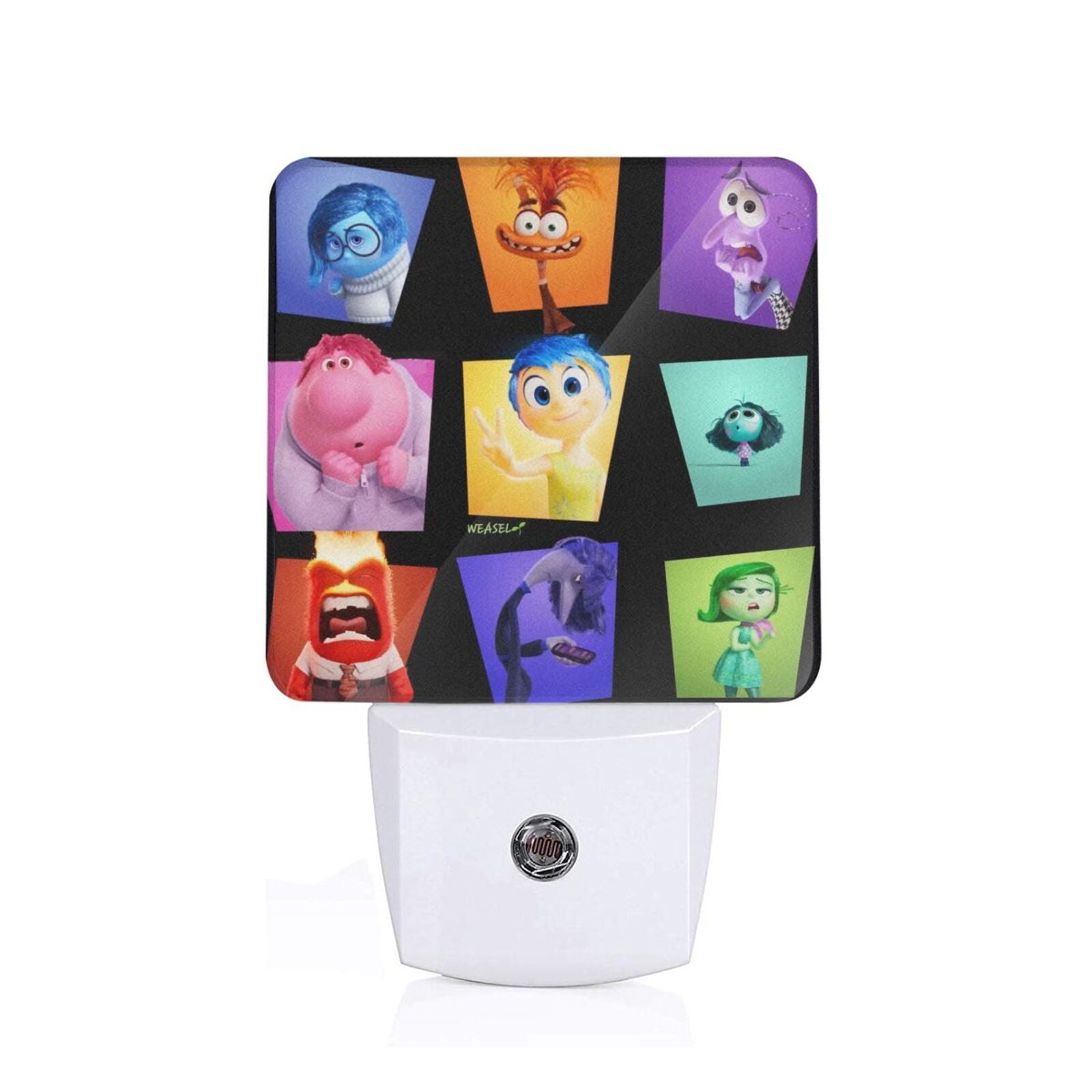 Pixar Inside Out Current Mood Many Emotions LED Night Light with Dusk ...