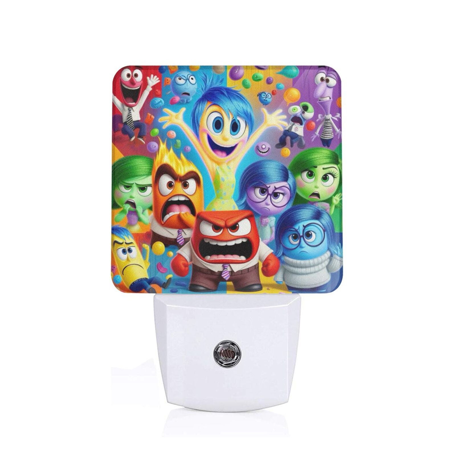 Pixar Inside Out Current Mood Many Emotions Night Light,Plug-in LED ...