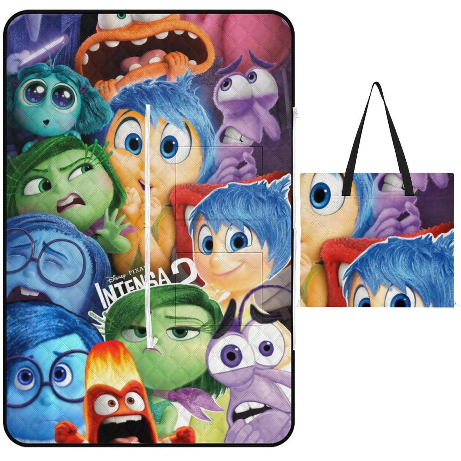 Pixar Inside Out Current Mood Many Emotions Picnic Blankets 59x39 Beach ...