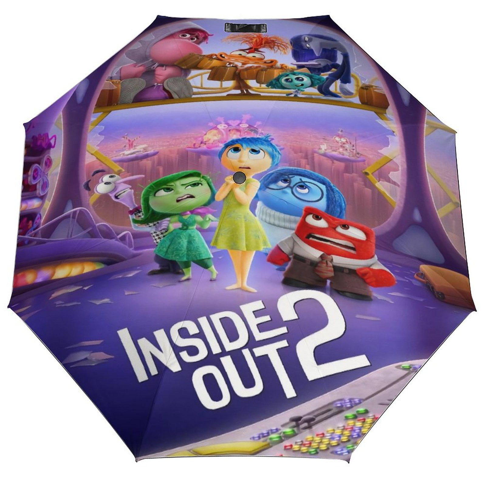Pixar Inside Out Current Mood Many Emotions Umbrella,Umbrellas for Rain ...