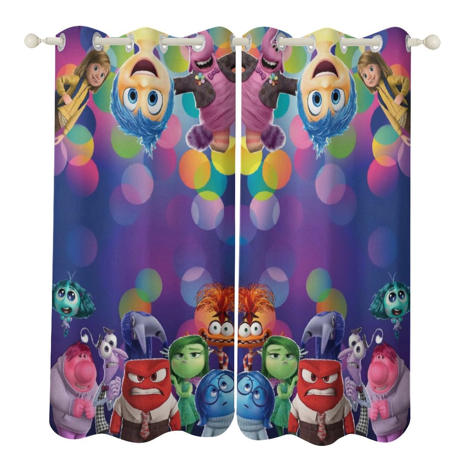 Pixar Inside Out Feel All Your Emotions Kids Curtains 52 X 72 Inch ...