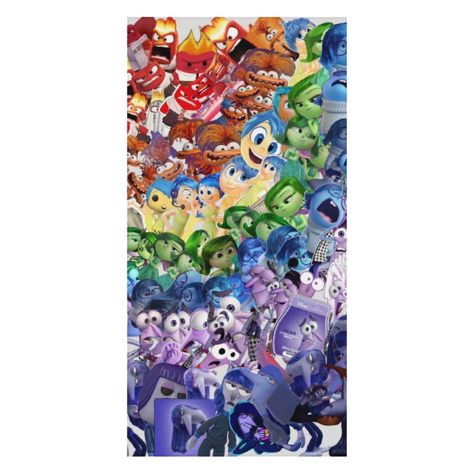 Pixar Inside Out Feel All Your Emotions Vintage Oversized Beach Towels ...