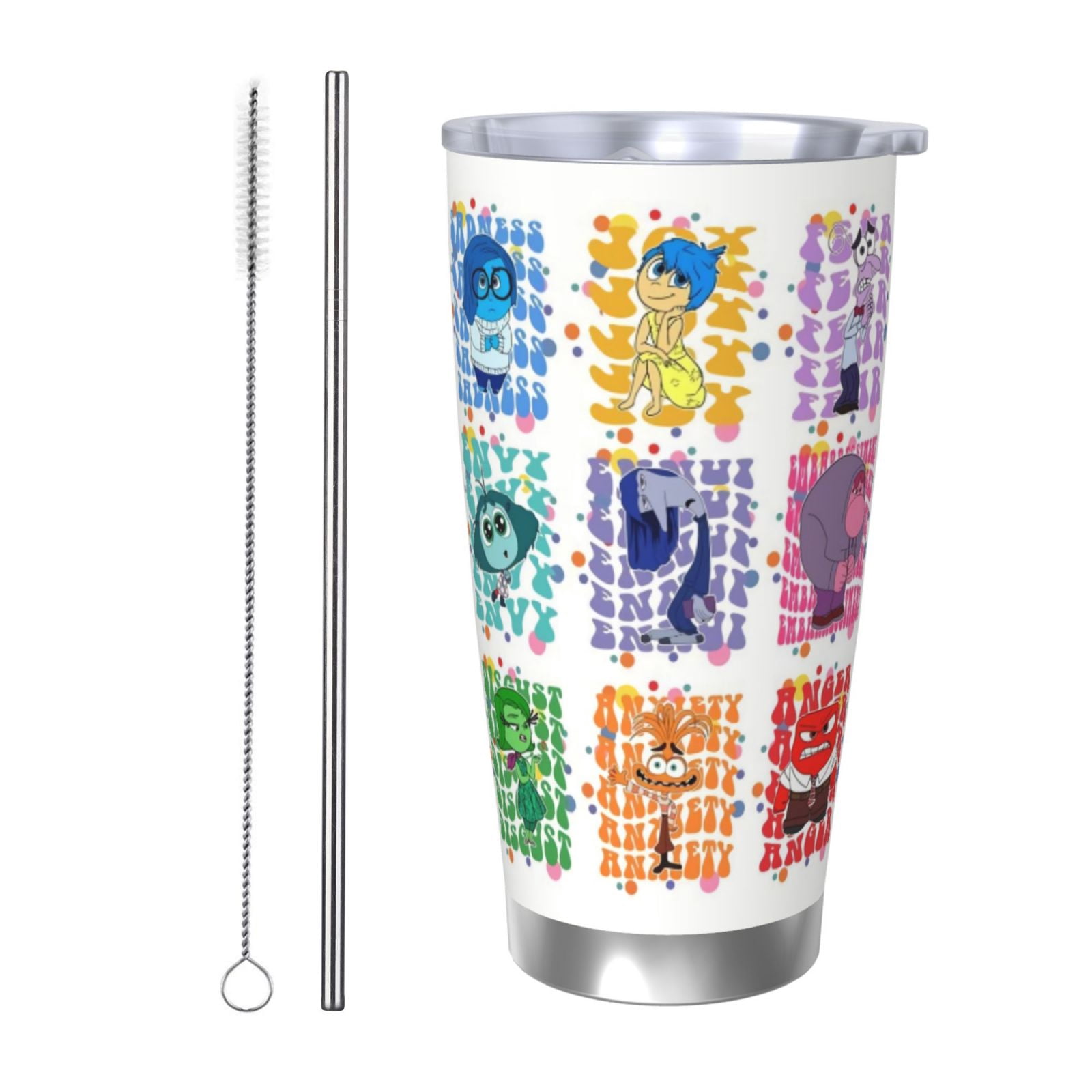 Pixar Inside Out Feel All Your Emotions Water Bottle,Travel Coffee Mug ...