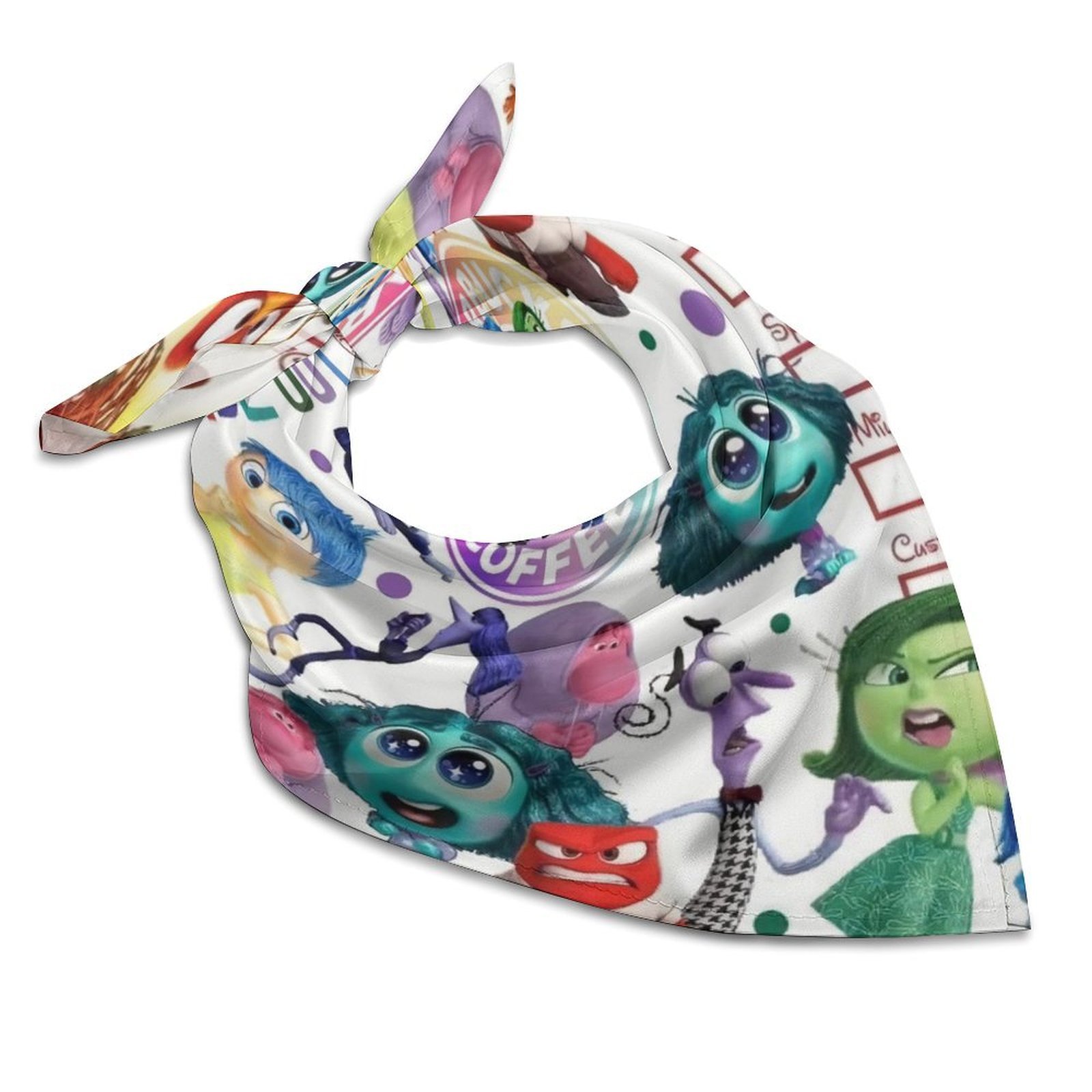 Pixar Inside Out 2 Current Mood Many Emotions 002 Square Satin Head ...