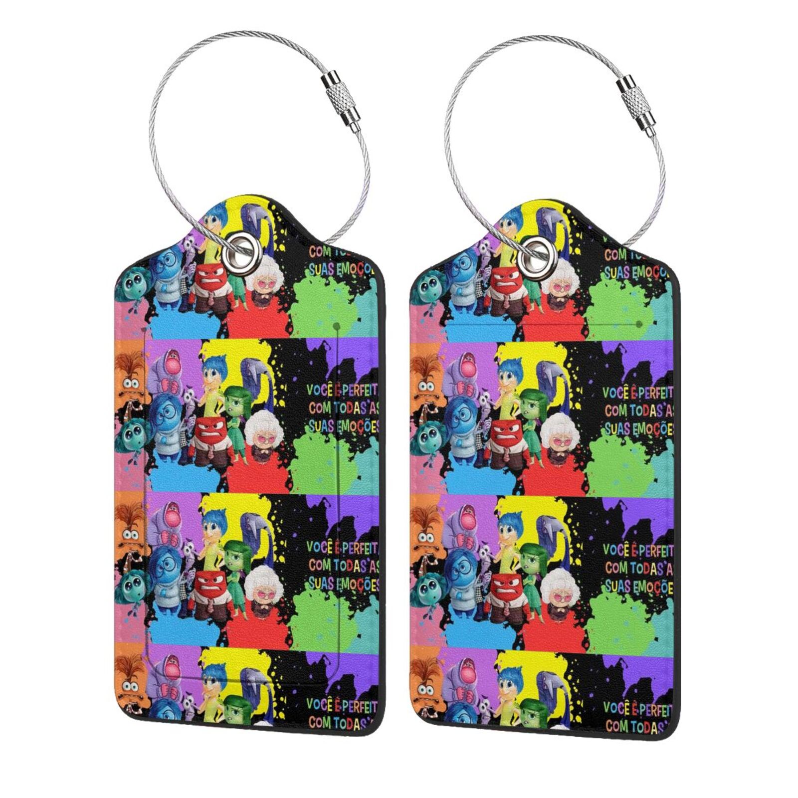 Pixar Inside Out 2 Current Mood Many Emotions 032 Luggage Tags for ...