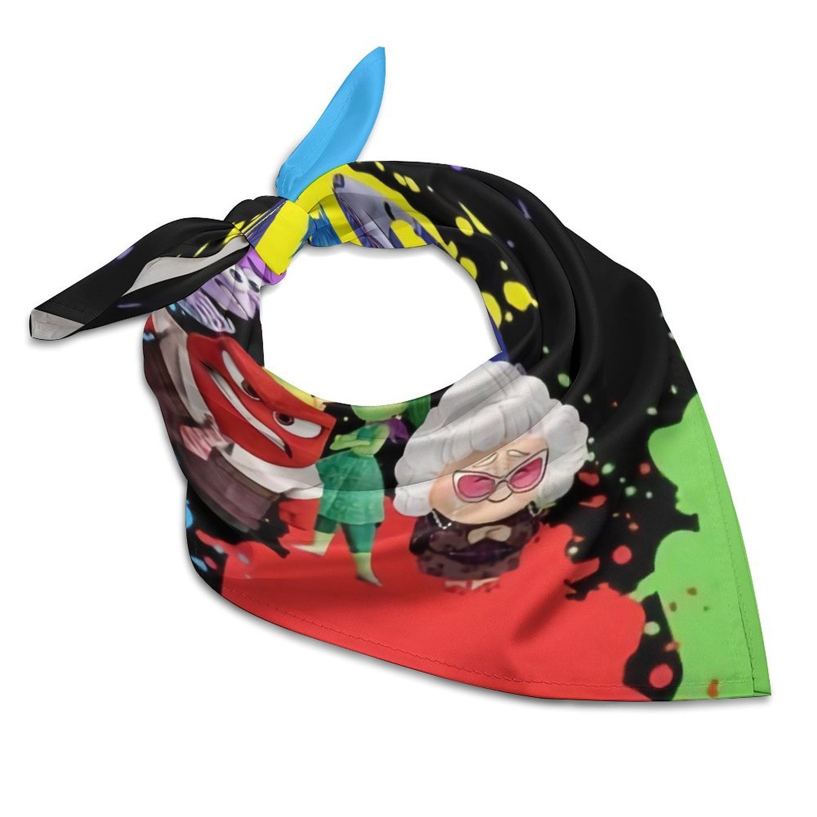 Pixar Inside Out 2 Current Mood Many Emotions 032 Square Satin Head ...
