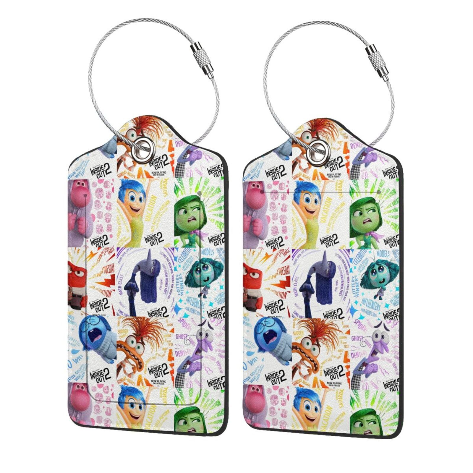 Pixar Inside Out 2 Current Mood Many Emotions 09 Luggage Tags for ...