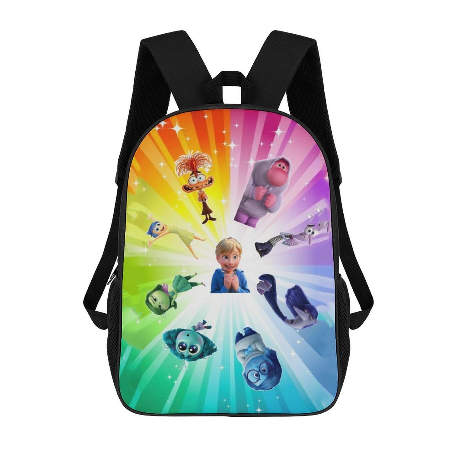 Pixar Inside Out 2 Current Mood Many Emotions 15 Backpack Travel Bag ...
