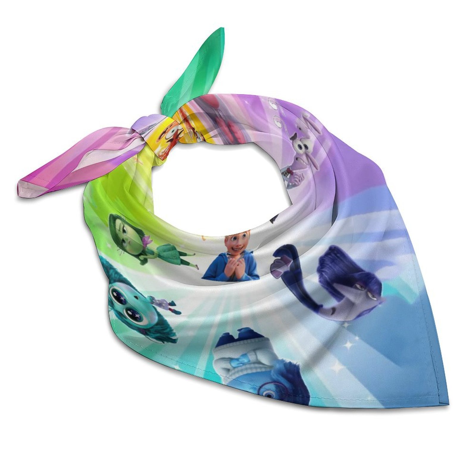Pixar Inside Out 2 Current Mood Many Emotions 15 Square Satin Head ...
