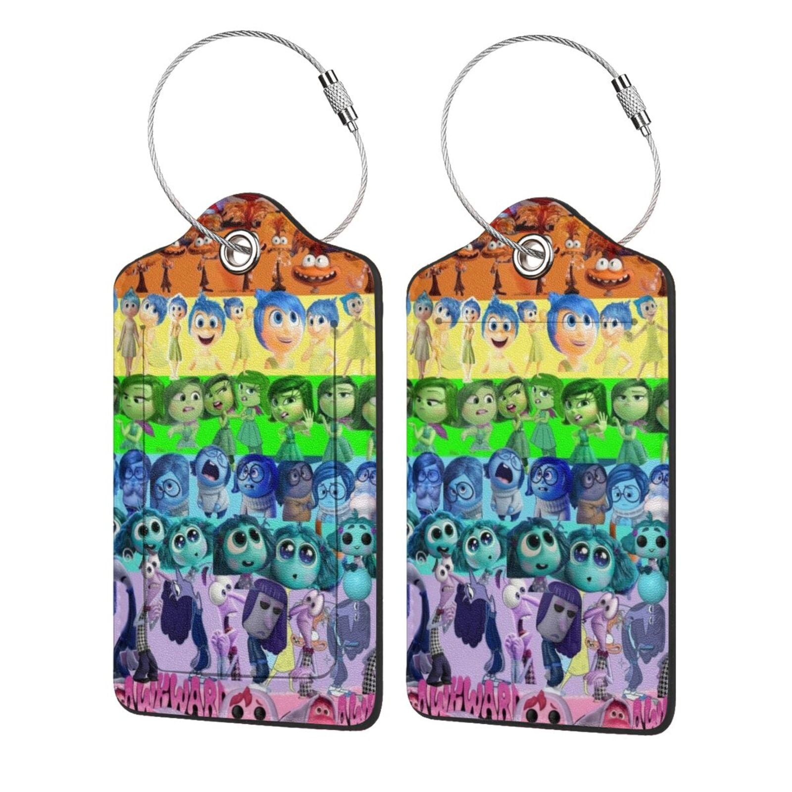 Pixar Inside Out 2 Current Mood Many Emotions 5498 Luggage Tags for ...