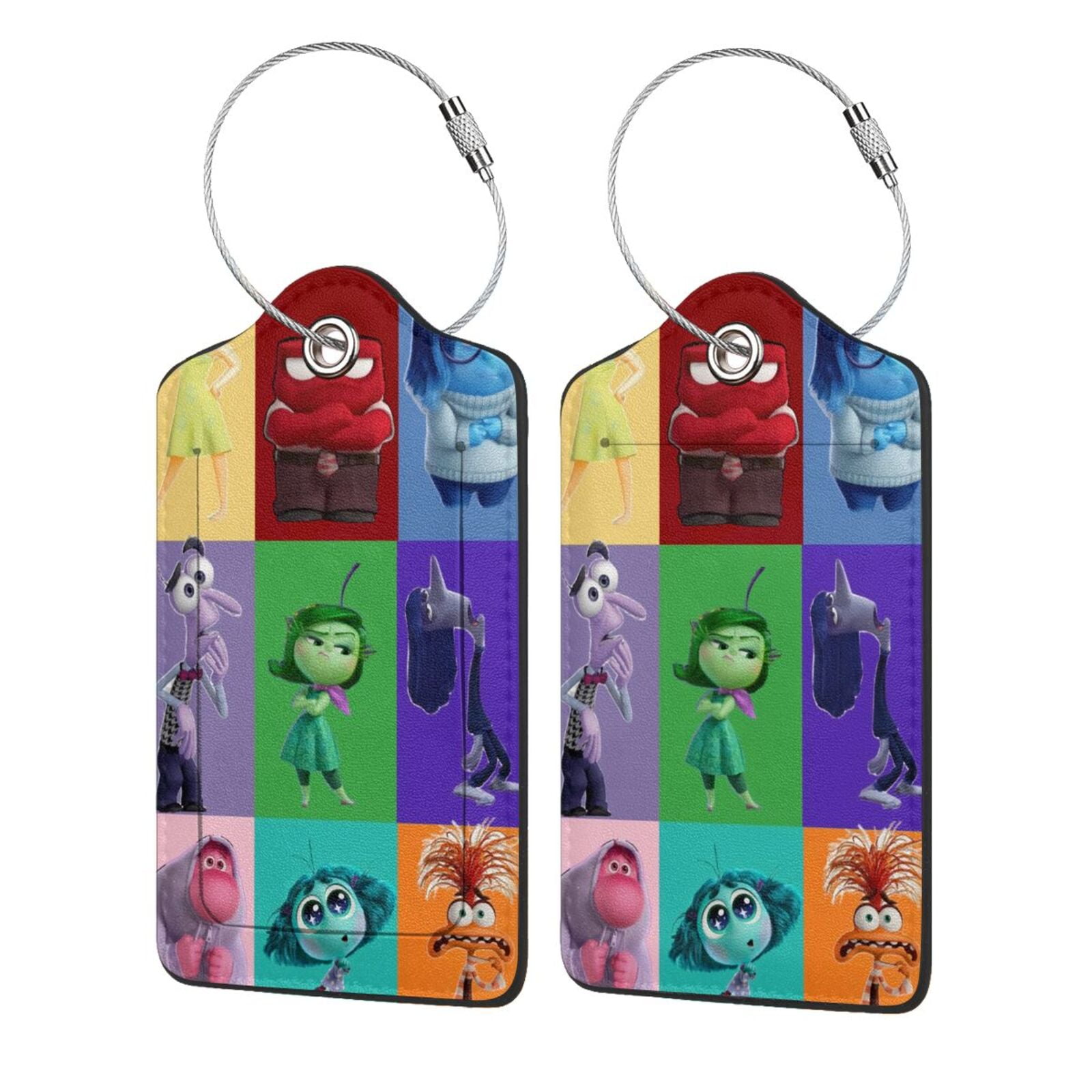 Pixar Inside Out 2 Current Mood Many Emotions 6 Luggage Tags for ...