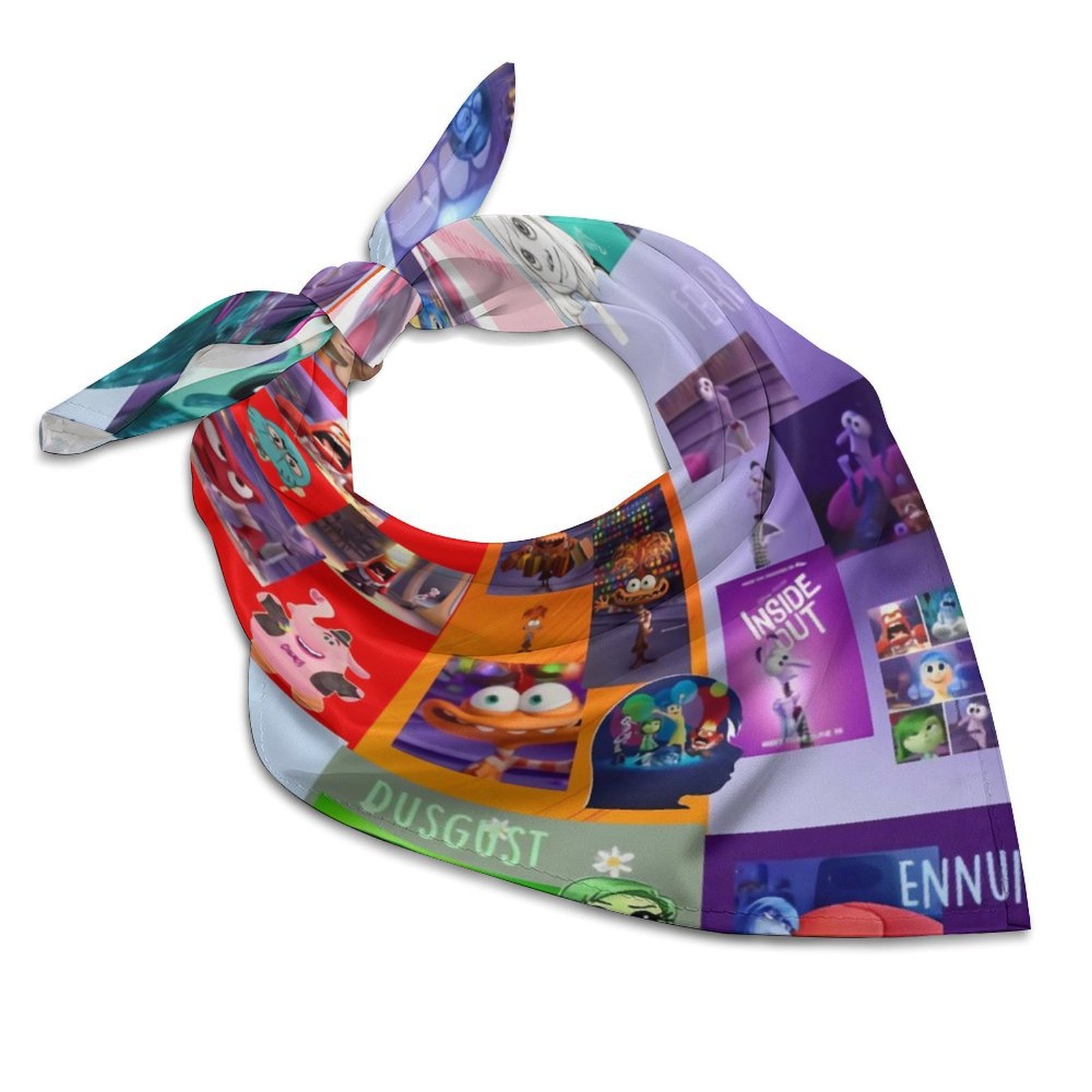 Pixar Inside Out 2 Current Mood Many Emotions 68 Square Satin Head ...