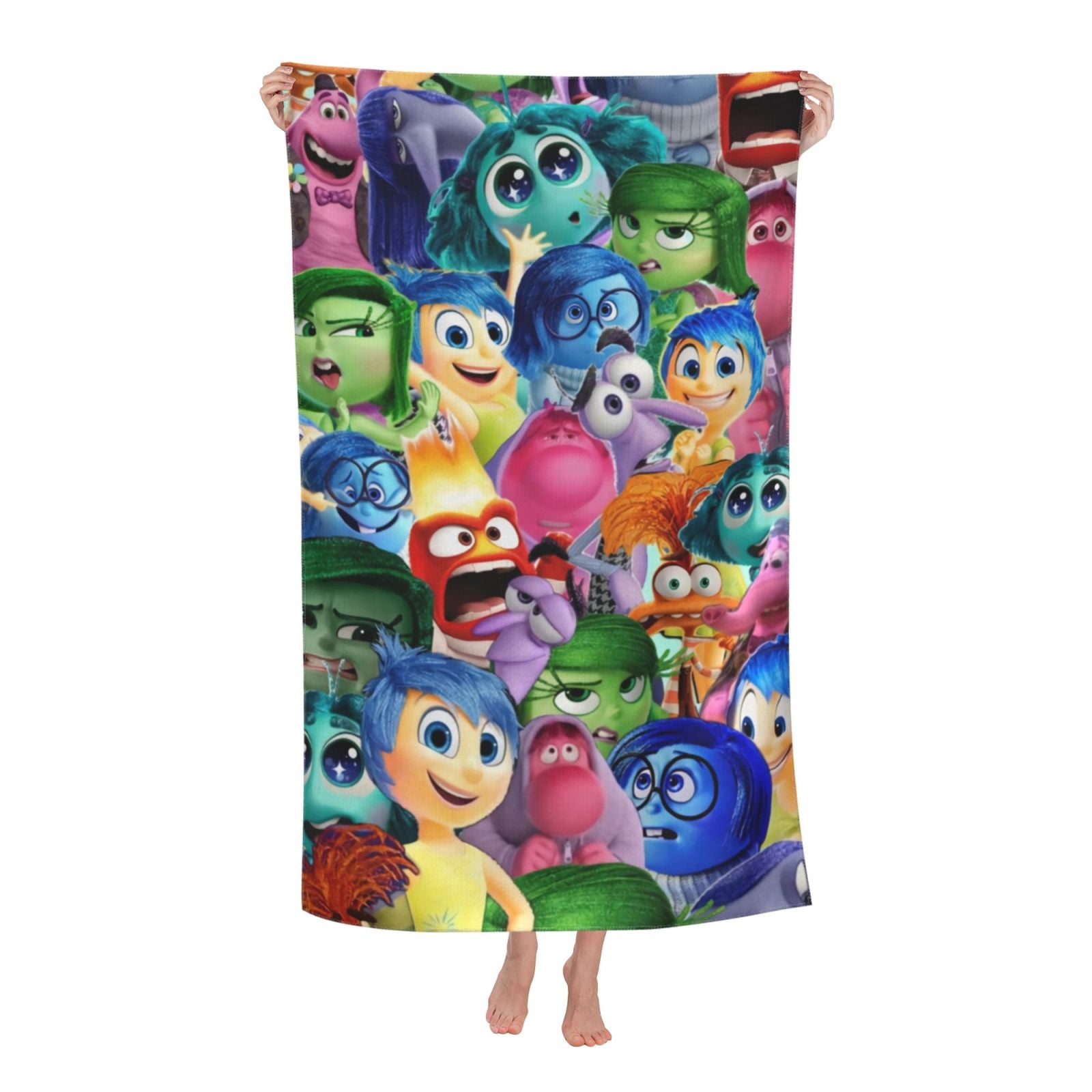 Pixar Inside Out 2 Current Mood Many Emotions Bath Towels,Pixar Inside ...