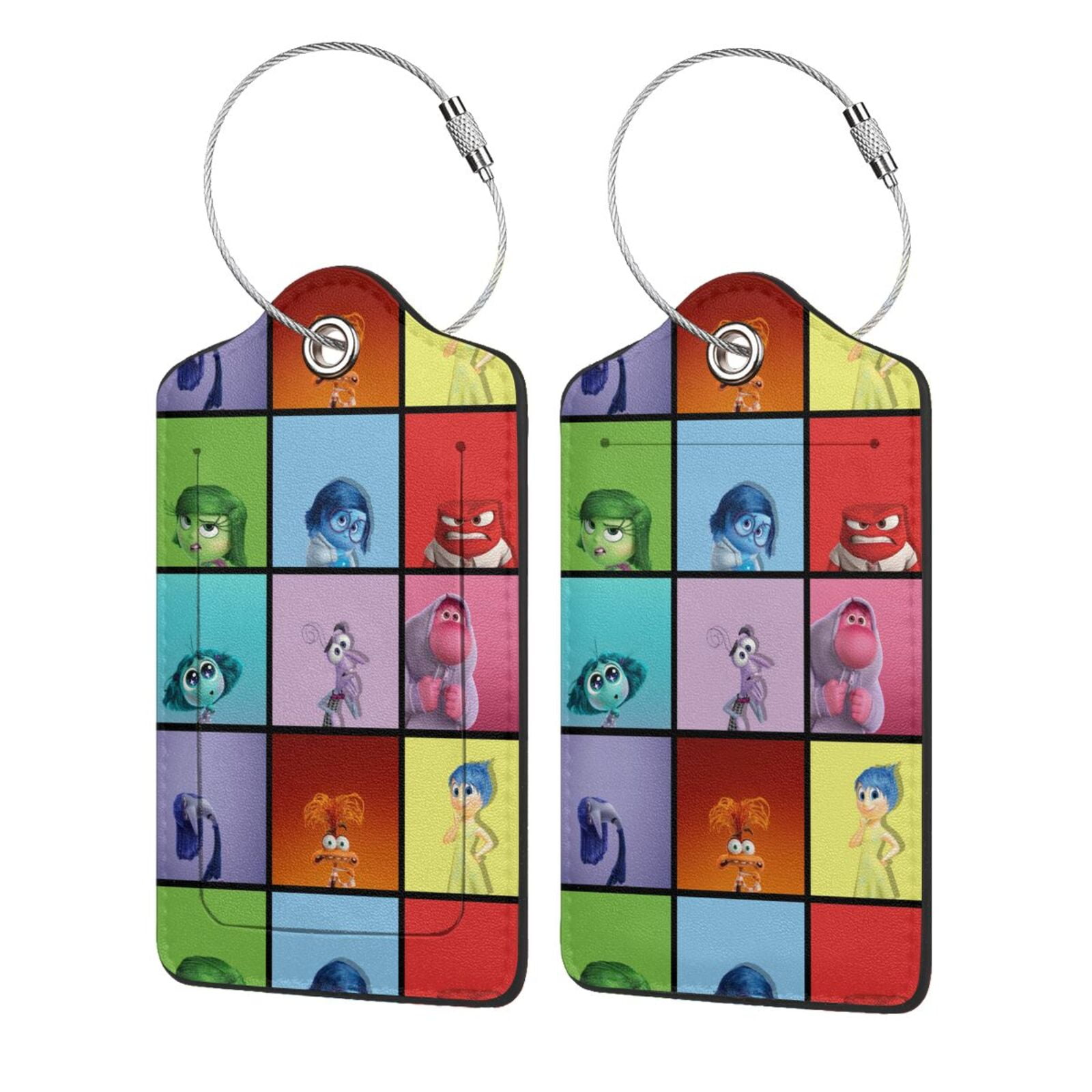Pixar Inside Out 2 Feel All Your Emotions Vintage 3 Luggage Tags for ...