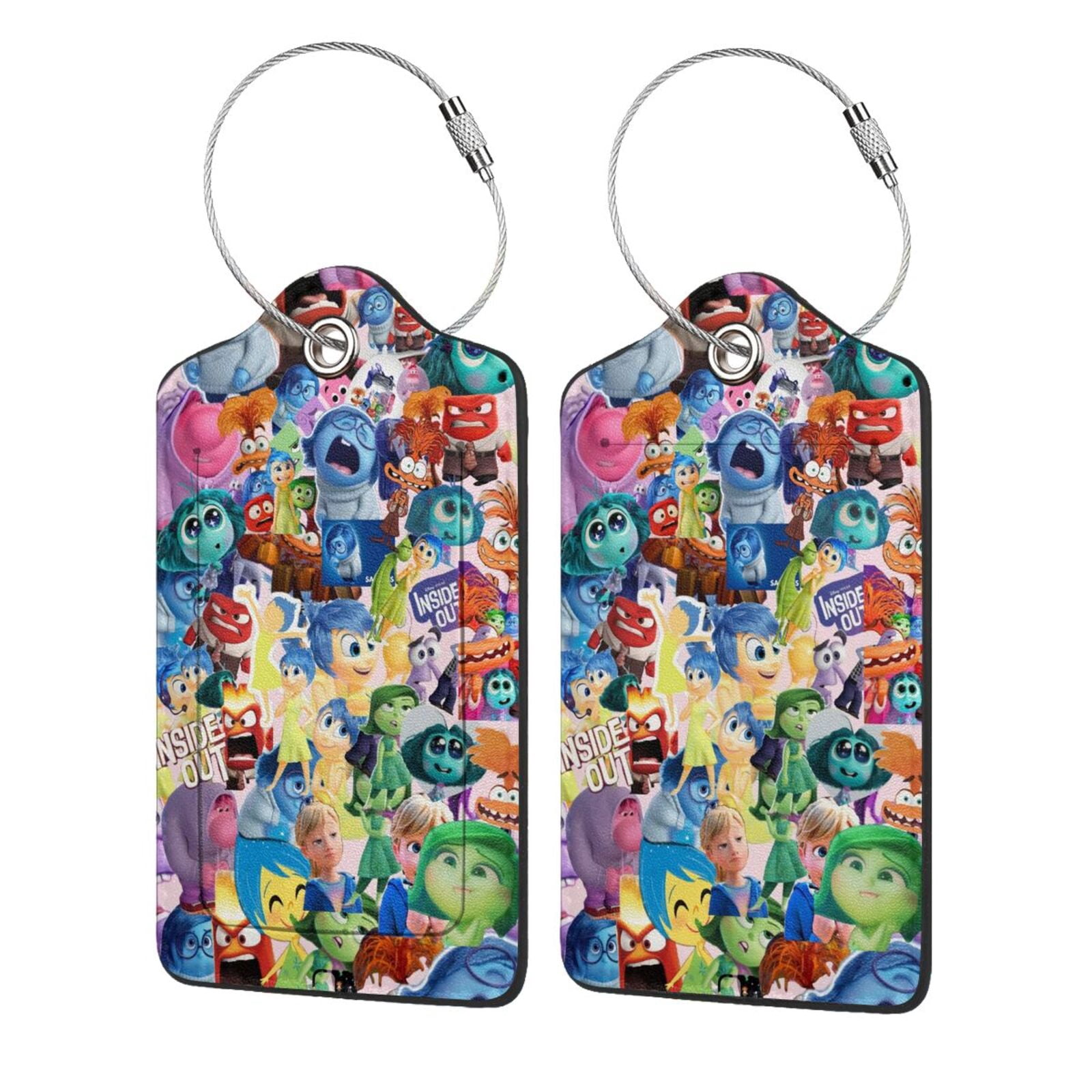 Pixar Inside Out 2 Feel All Your Emotions Vintage 36 Luggage Tags for ...