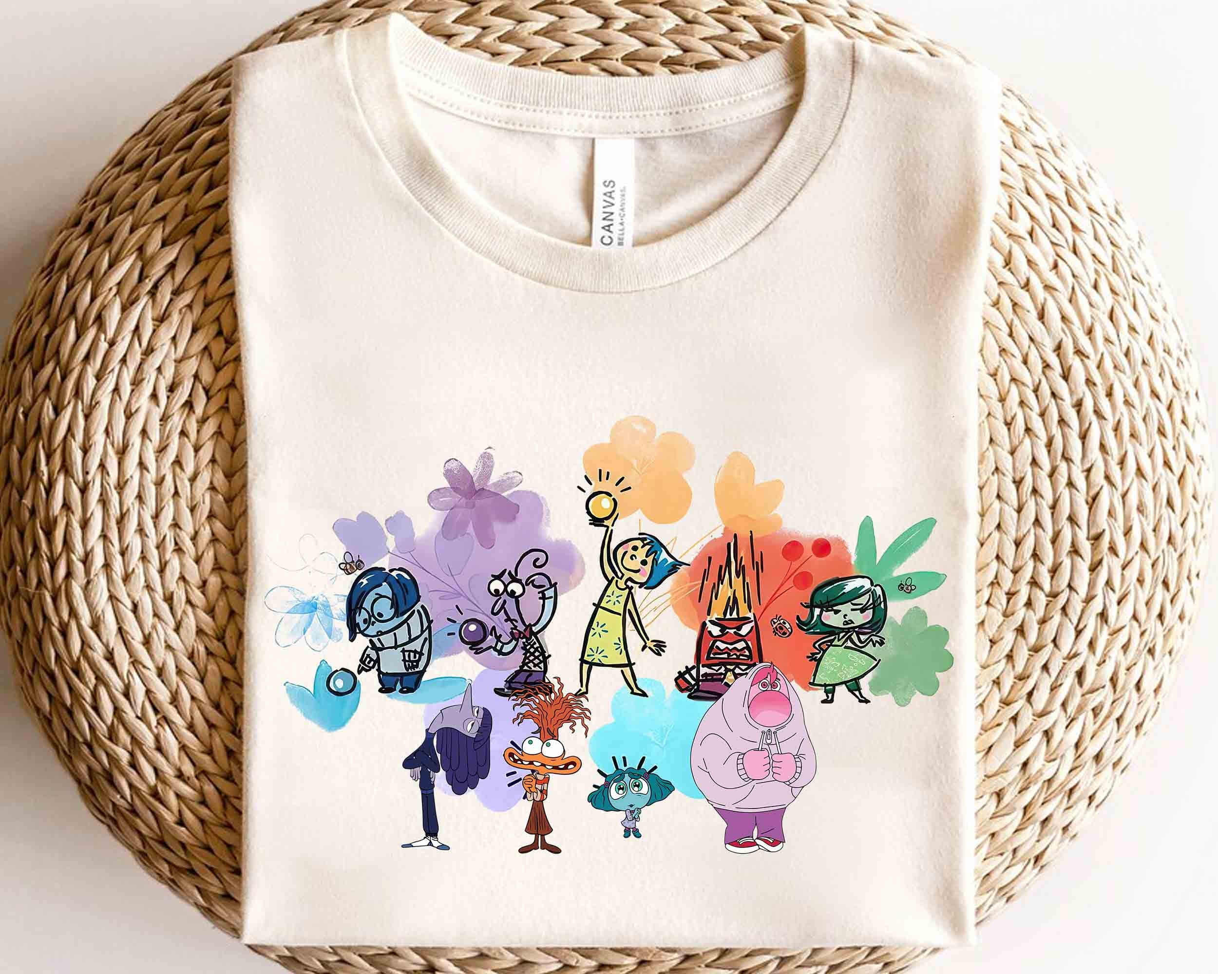 Pixar Inside Out Characters Group T-shirt, Today Is A Core Memory Day ...
