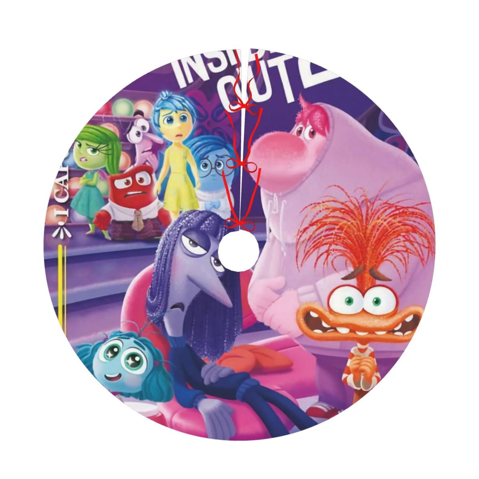 Pixar Inside Out Christmas Tree Skirt 36 Inch,Soft and Funny Merry ...