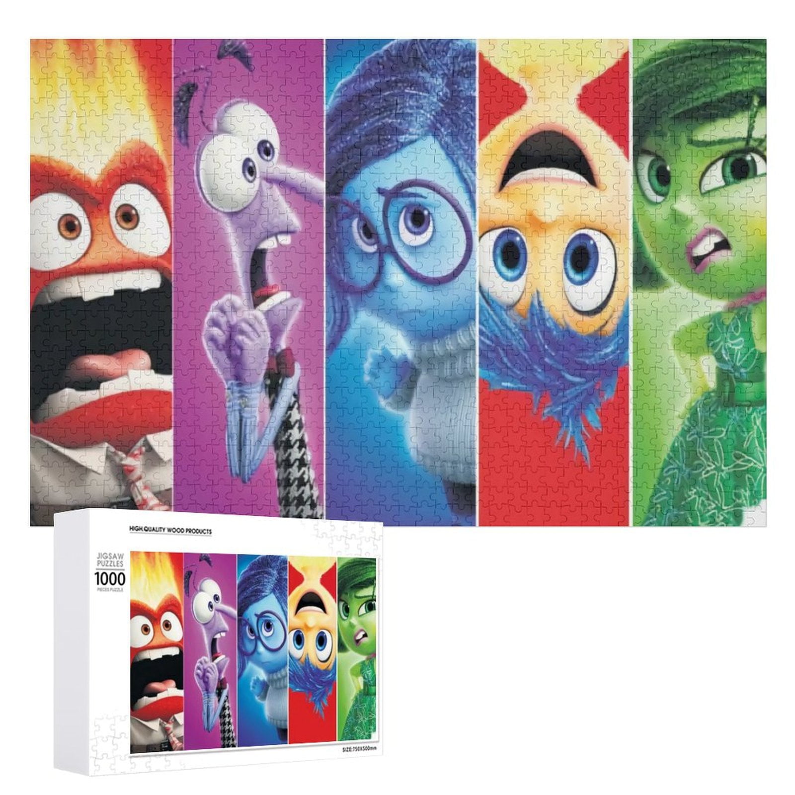 Pixar Inside Out Current Mood Many Emotions Puzzles for Adults 1000 ...