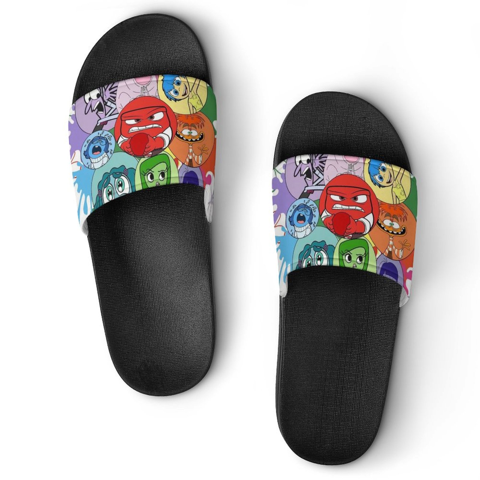 Pixar Inside Out Current Mood Many Emotions Slippers for Women and Men ...