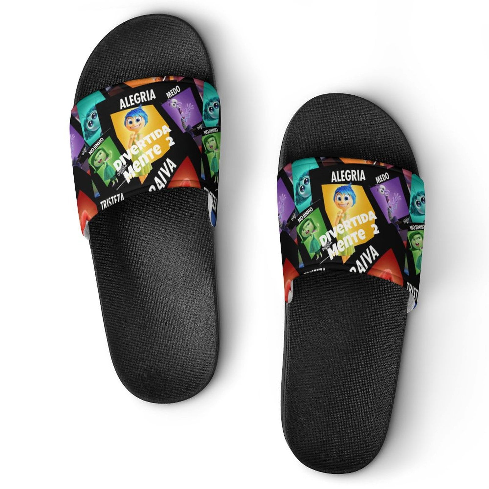 Pixar Inside Out Current Mood Many Emotions Slippers for Women and Men ...