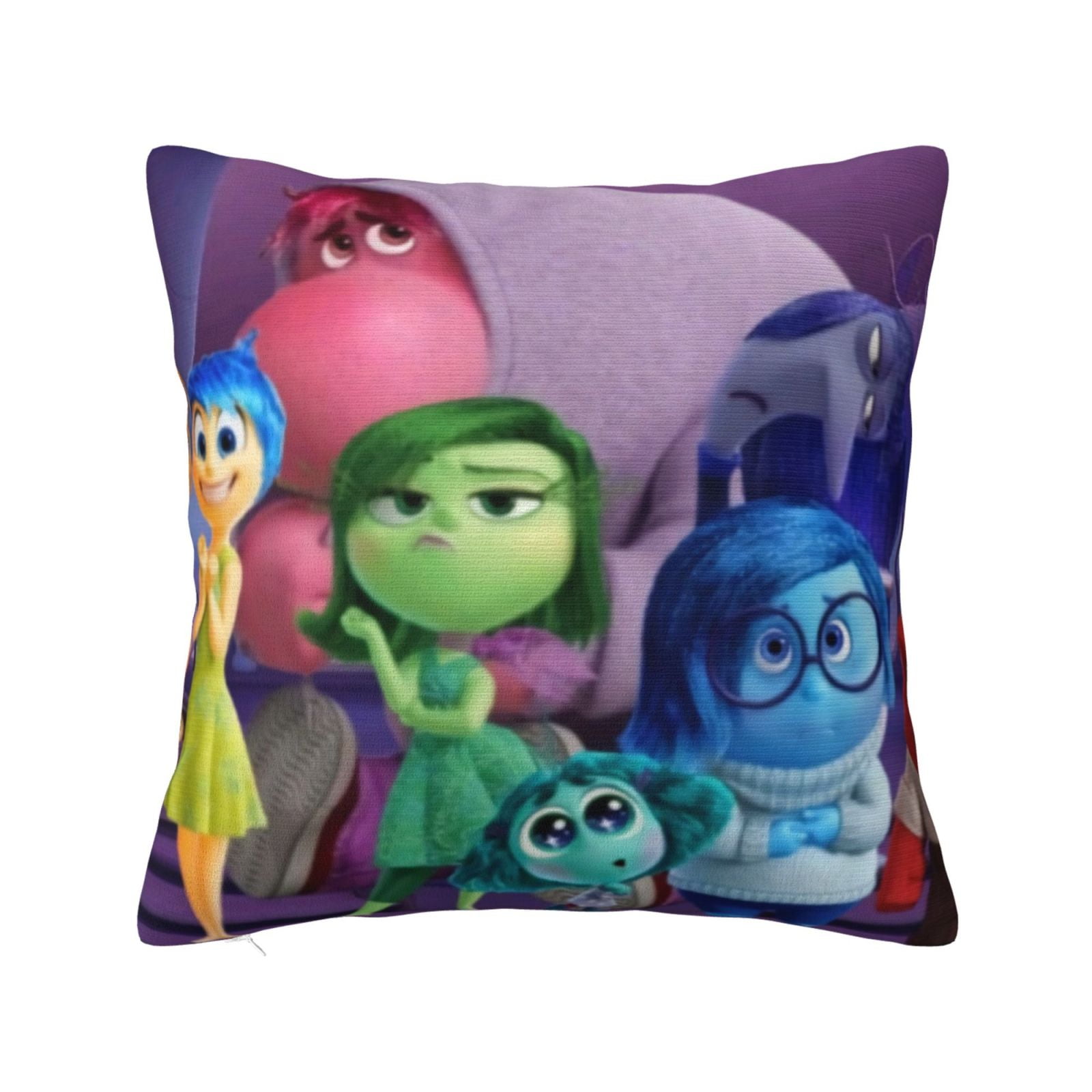 Pixar Inside Out Current Mood Many Emotions Throw Pillow Covers 16x16 ...