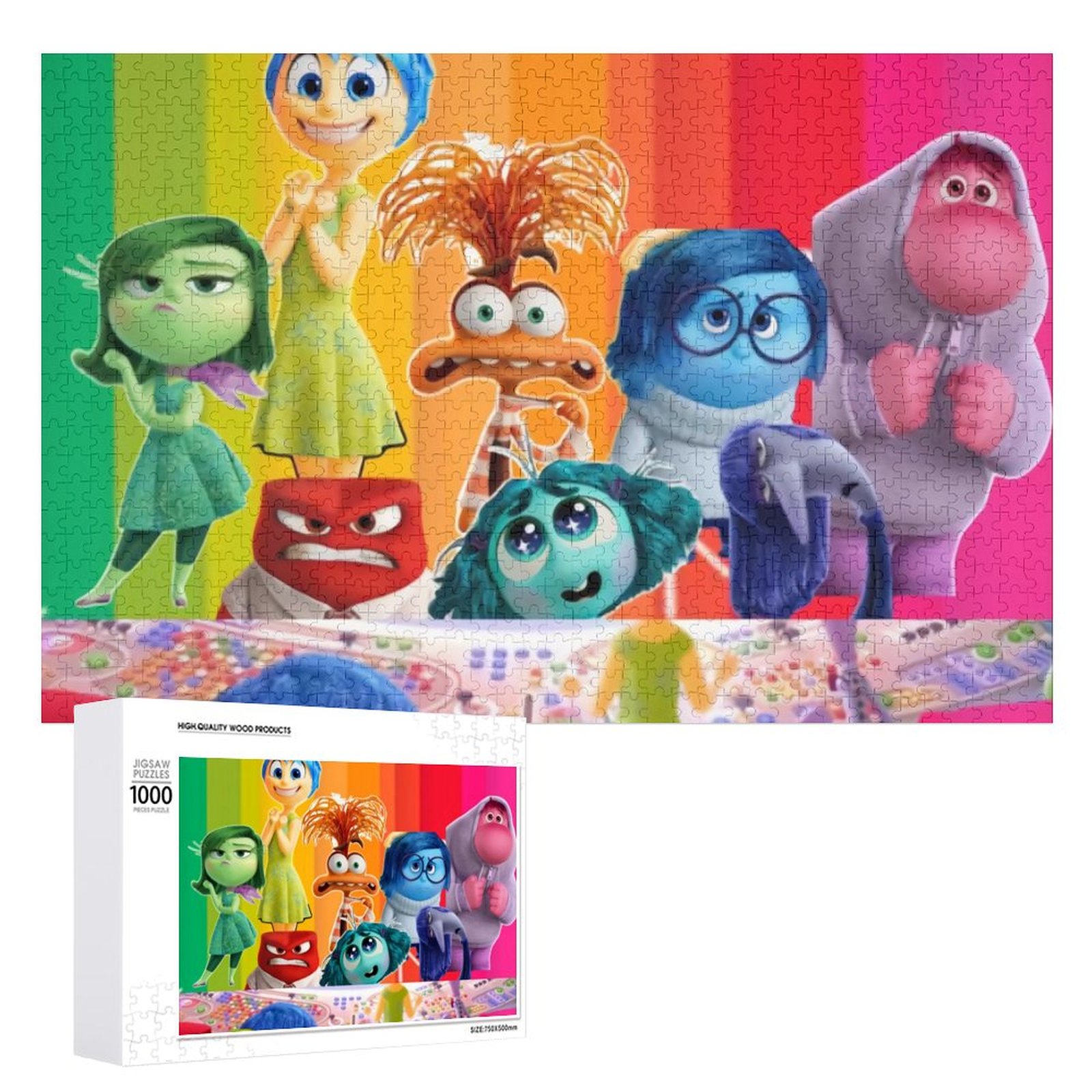 Pixar Inside Out Feel All Your Emotions Puzzles- 1000 Piece Jigsaw ...
