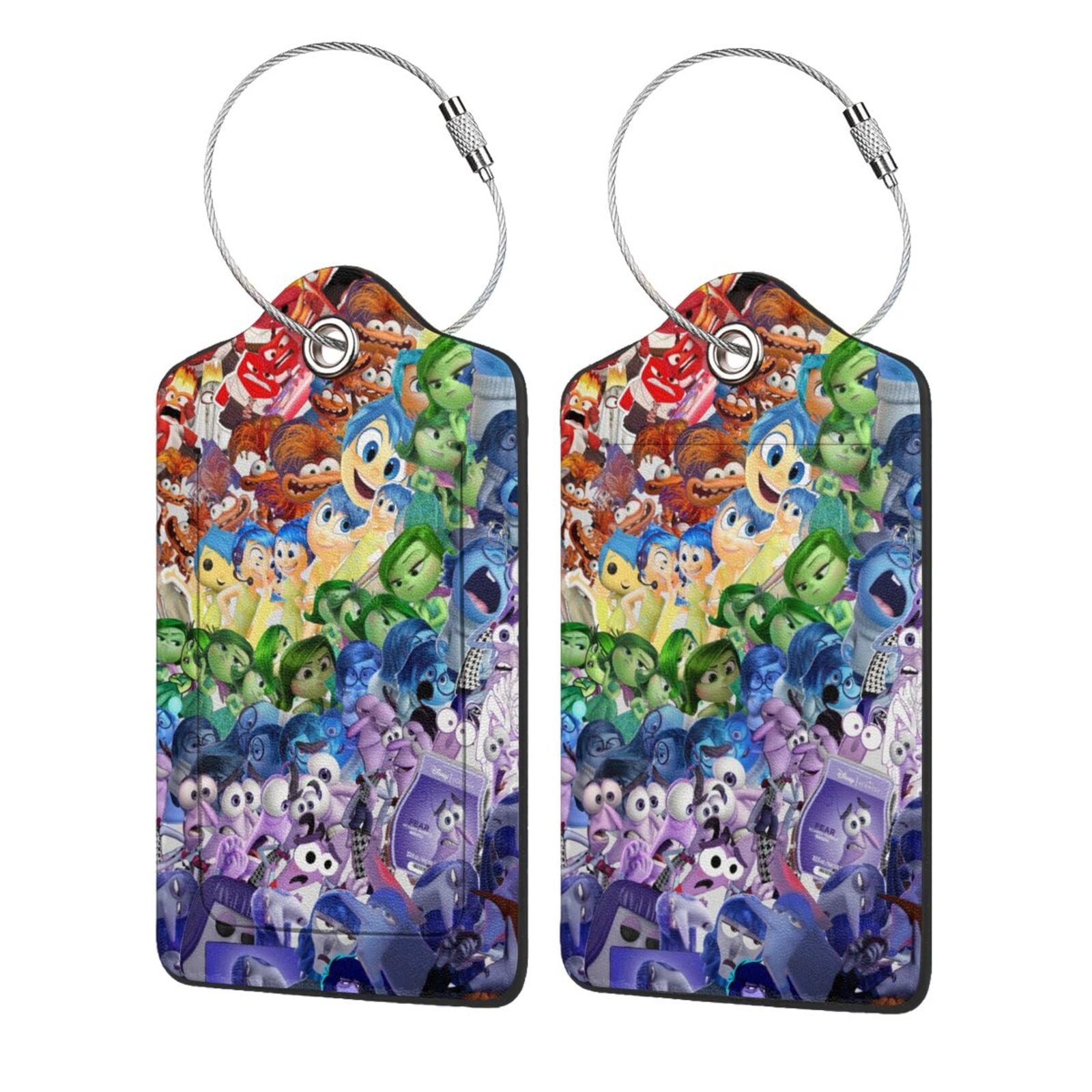 Pixar Inside Out Feel All Your Emotions Vintage Luggage Tags for ...